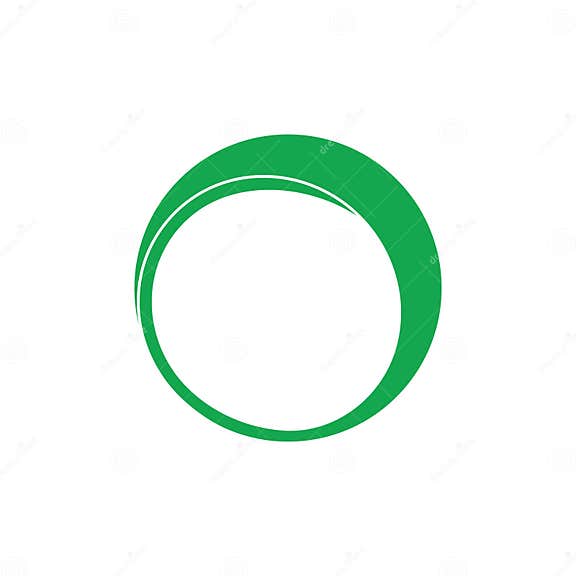 Circle Geometric Curves Object Logo Vector Stock Vector - Illustration ...