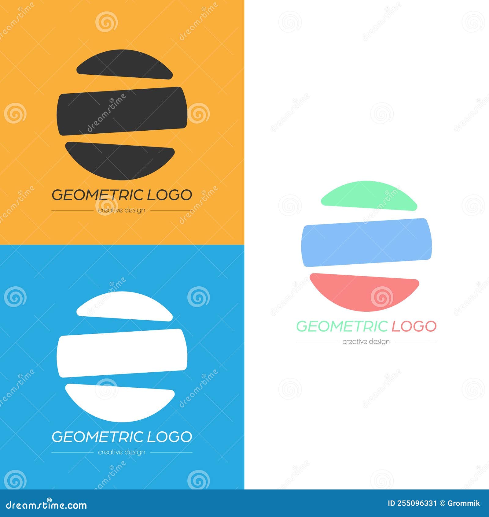 Circle. Geometric Logo for Business, Company and the Implementation of ...