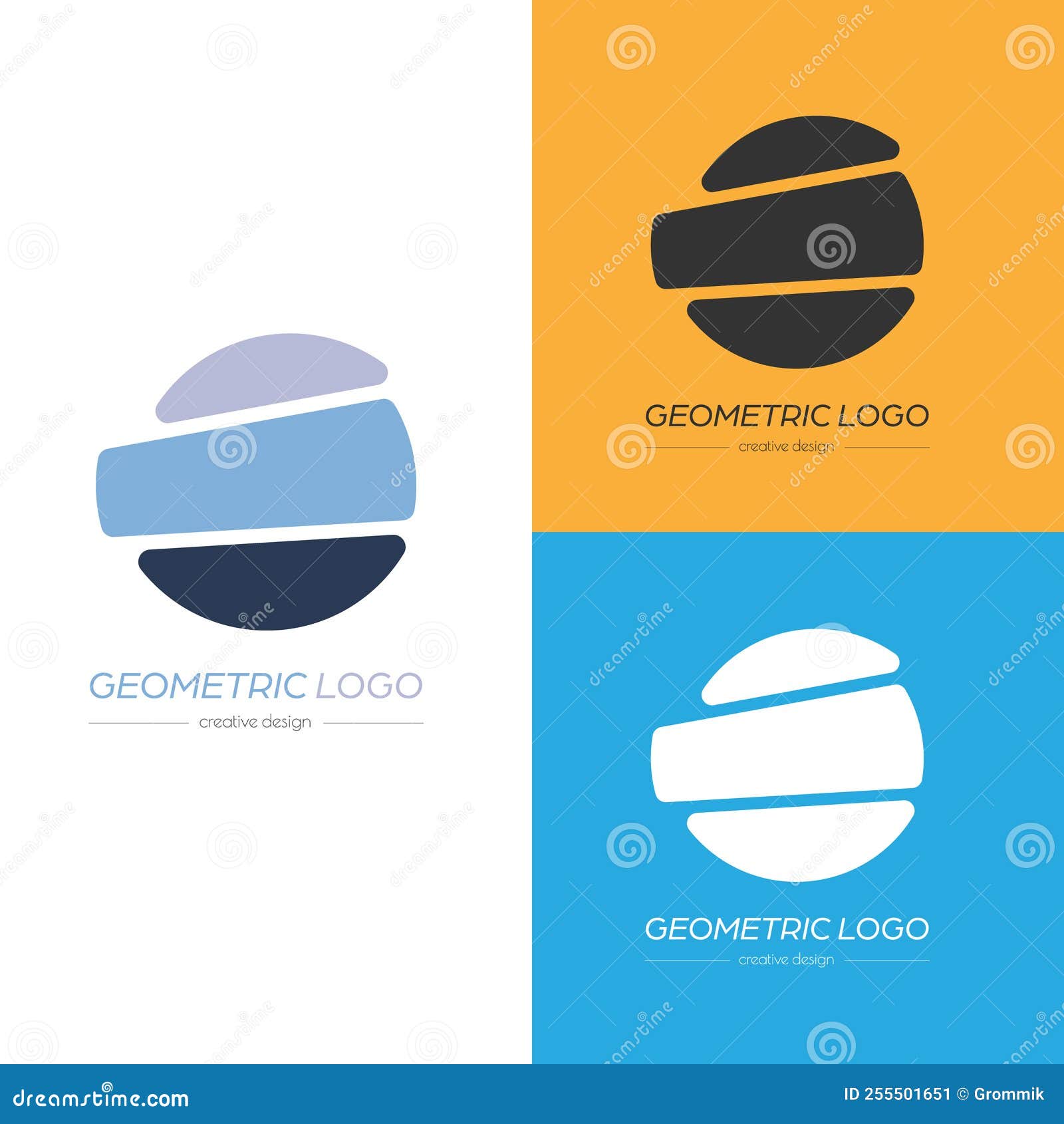 Circle. Geometric Logo for Business, Company and the Implementation of ...