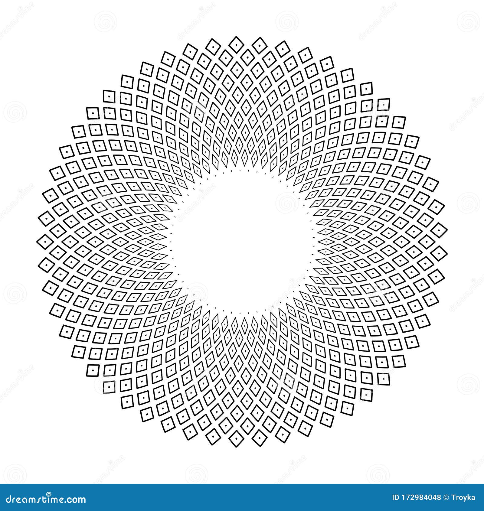 Circle Geometric Pattern. Decorative Design Element Stock Vector ...