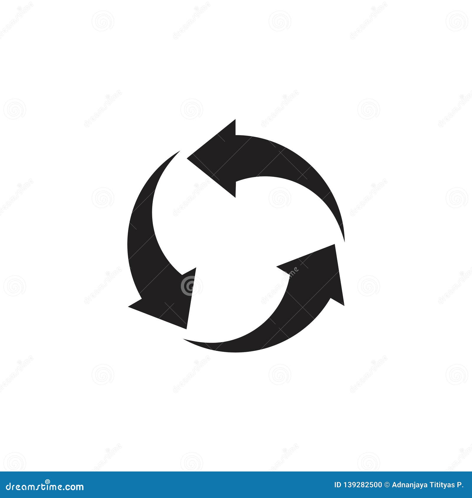 Circle Geometric Rotation Arrow Logo Vector Stock Vector - Illustration ...