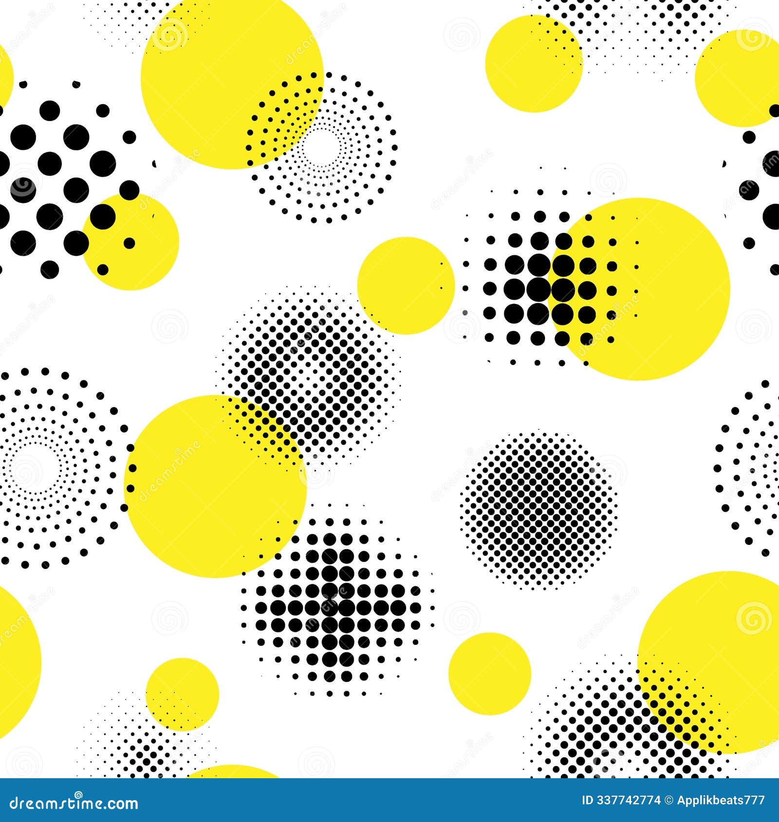 Circle Geometry Round Patterns, Random Texture. Modern Flat Assorted ...