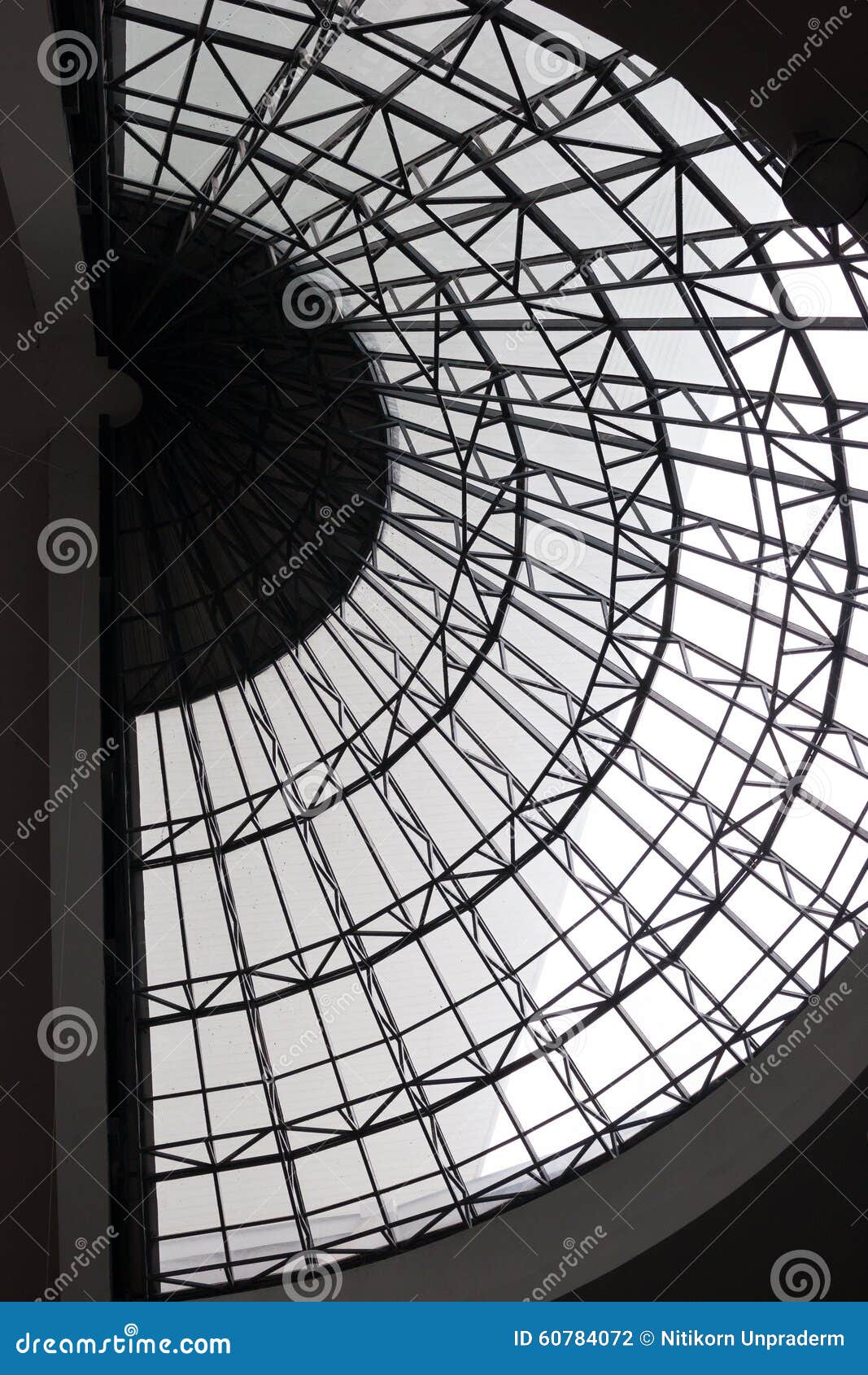 The Circle glass roof stock photo. Image of mall, modern - 60784072