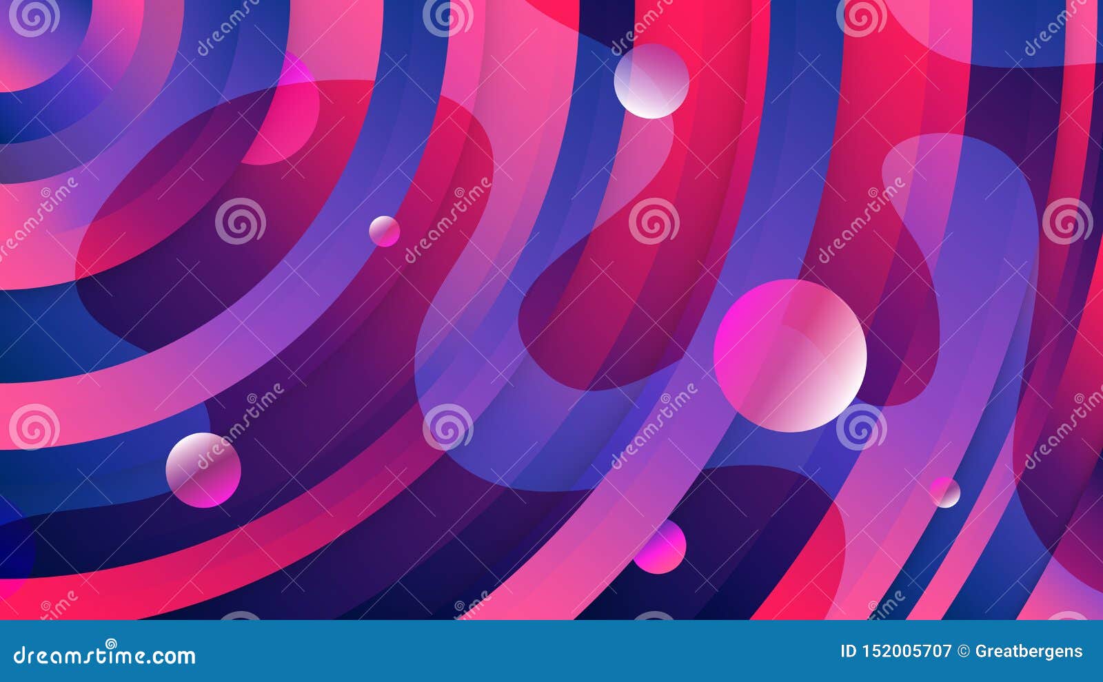 Circle Gradient Background. Fluid Gradient Circled Shapes Composition ...