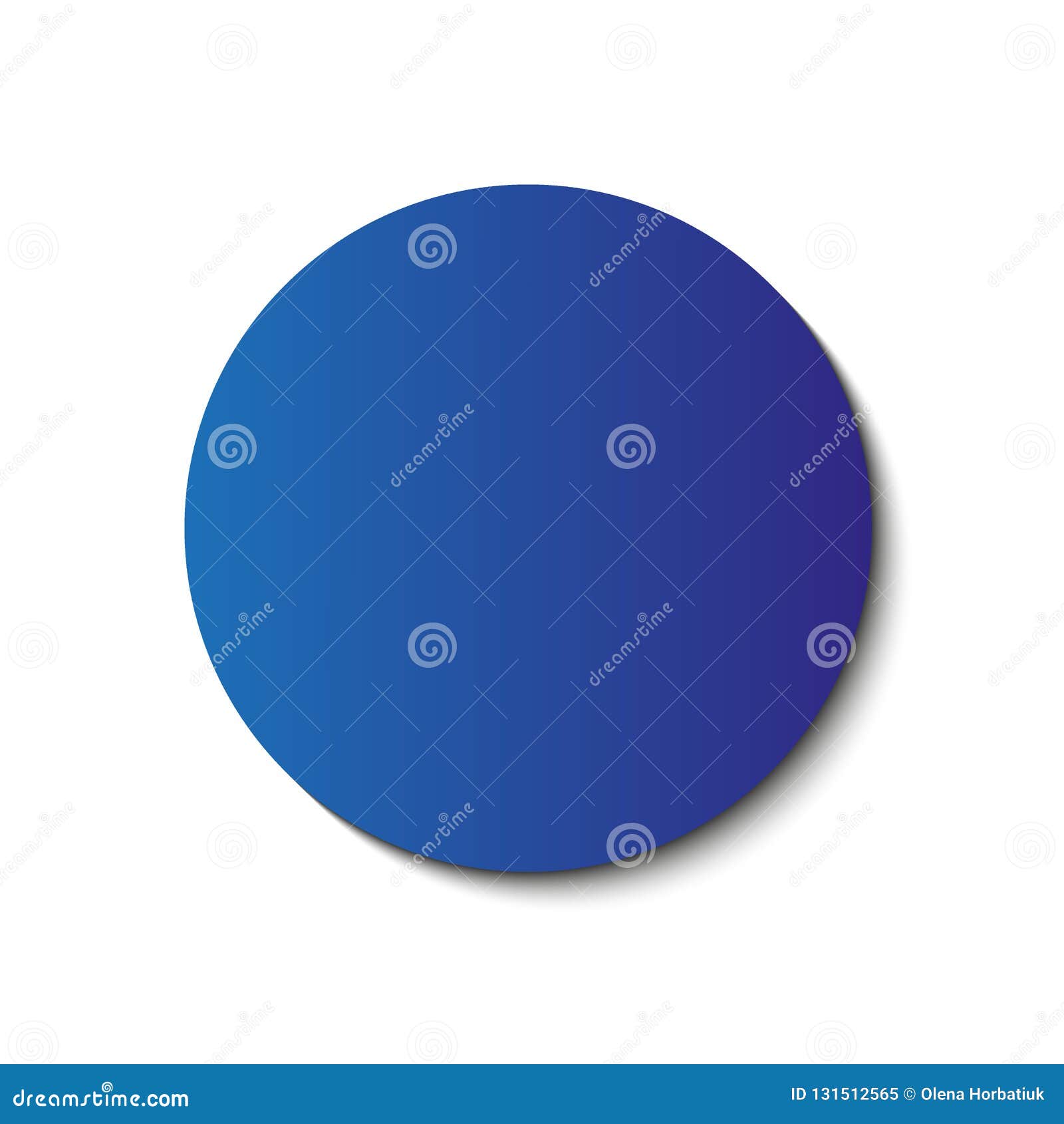 Circle Gradient Blue Color and Triangle Polygon Pattern on White ...