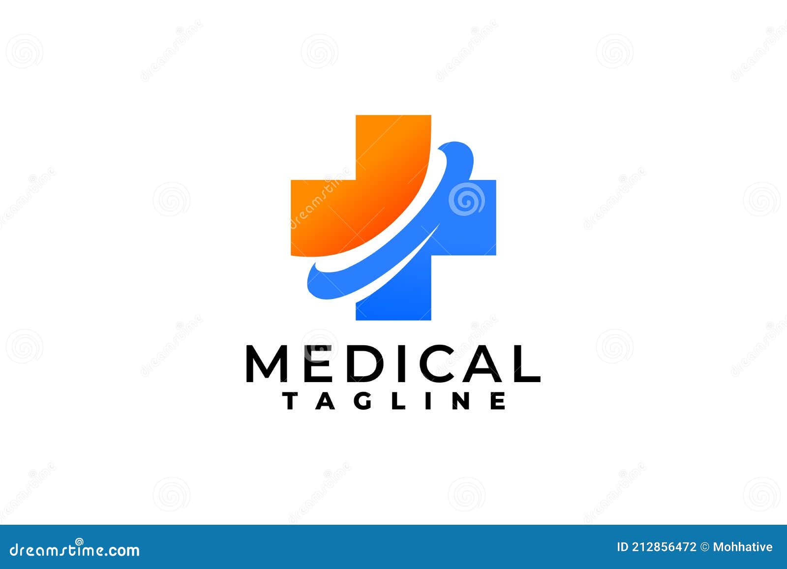 Circle Gradient Medical Logo. Pharmaceutical Vector Illustration Symbol ...