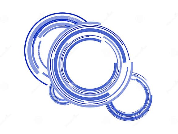 Circle Graphics Art Geometric Art. Design Element Stock Illustration ...