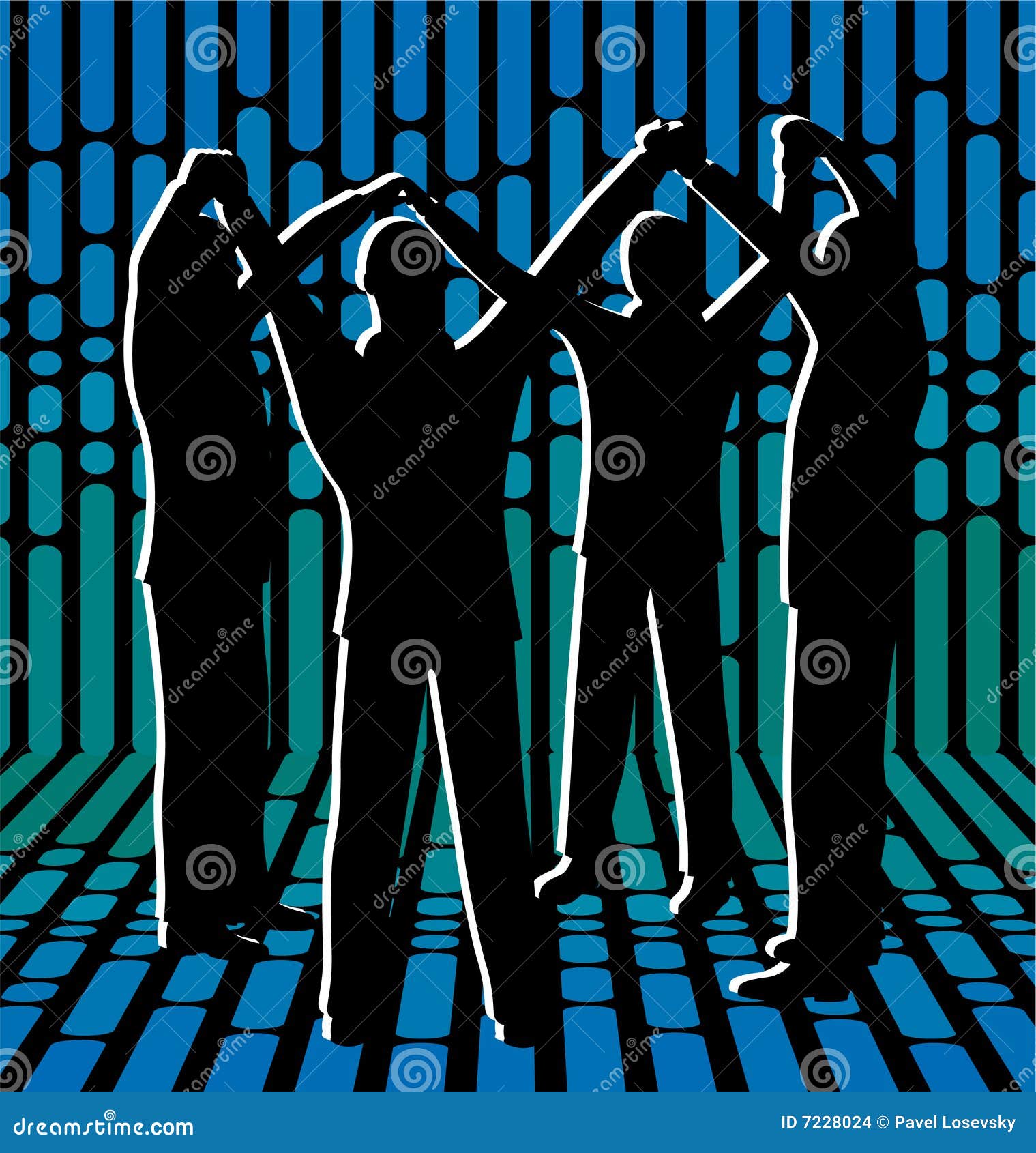 Circle group people vector stock vector. Illustration of cooperation ...