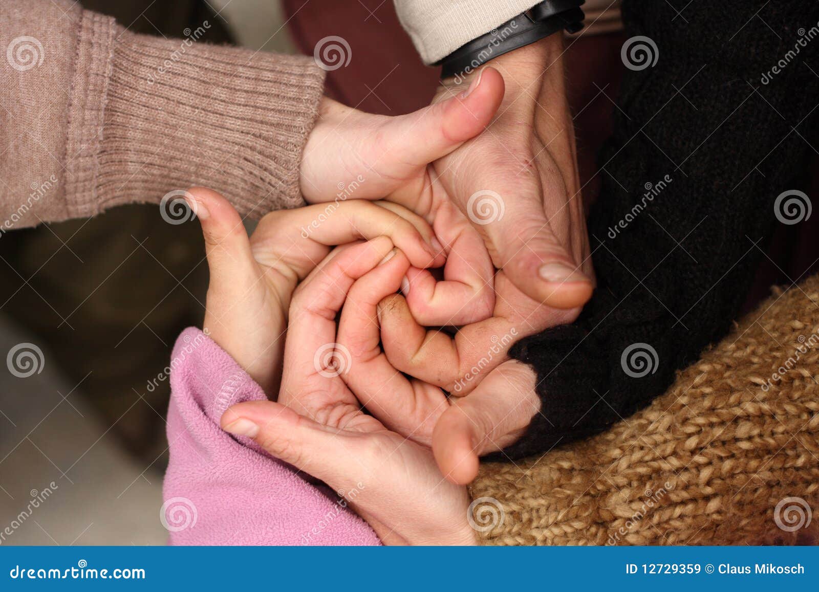 Circle of hands stock image. Image of thumb, touching - 12729359