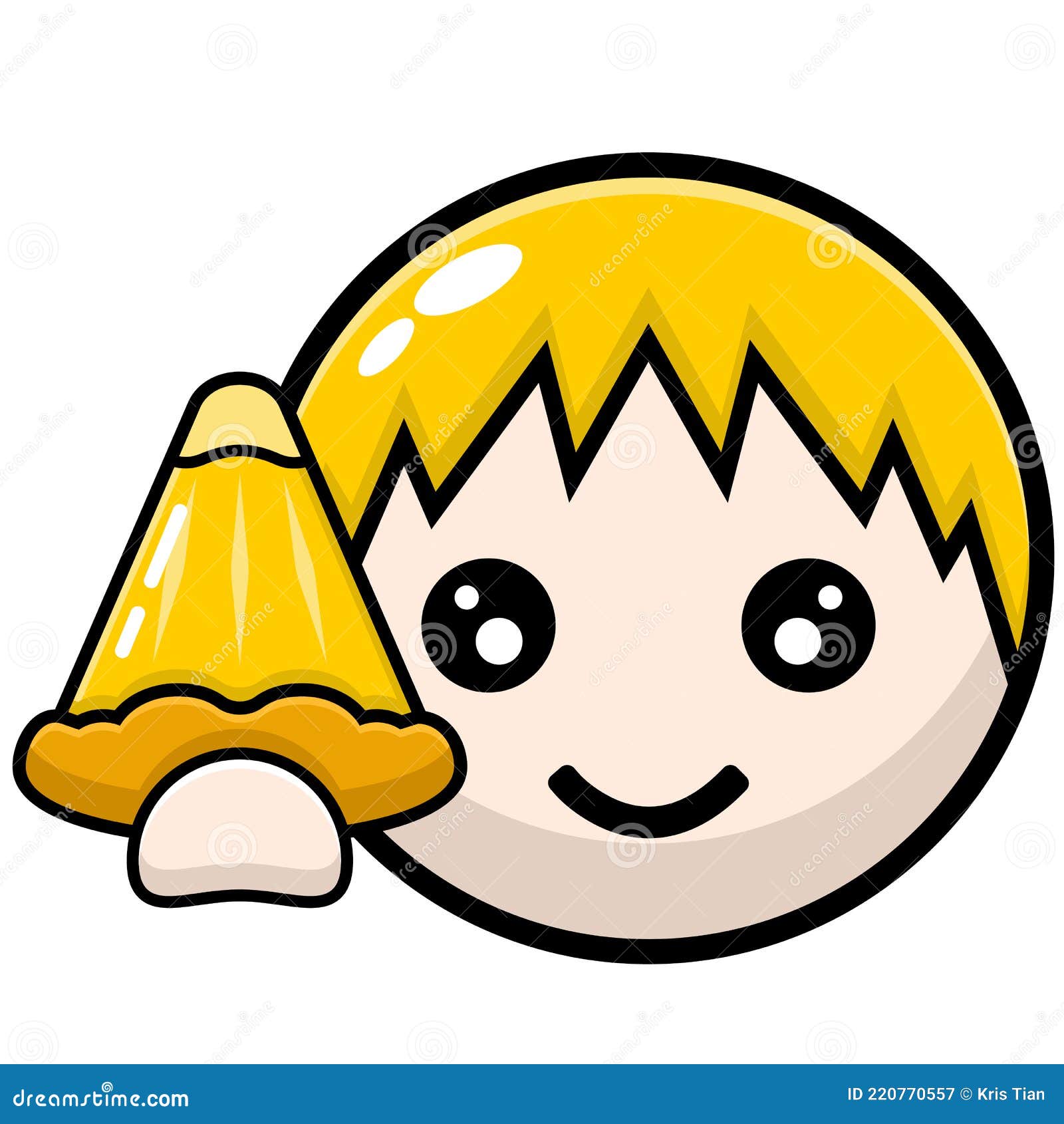 Circle Head Crash Icon Collage Cartoon Vector | CartoonDealer.com ...