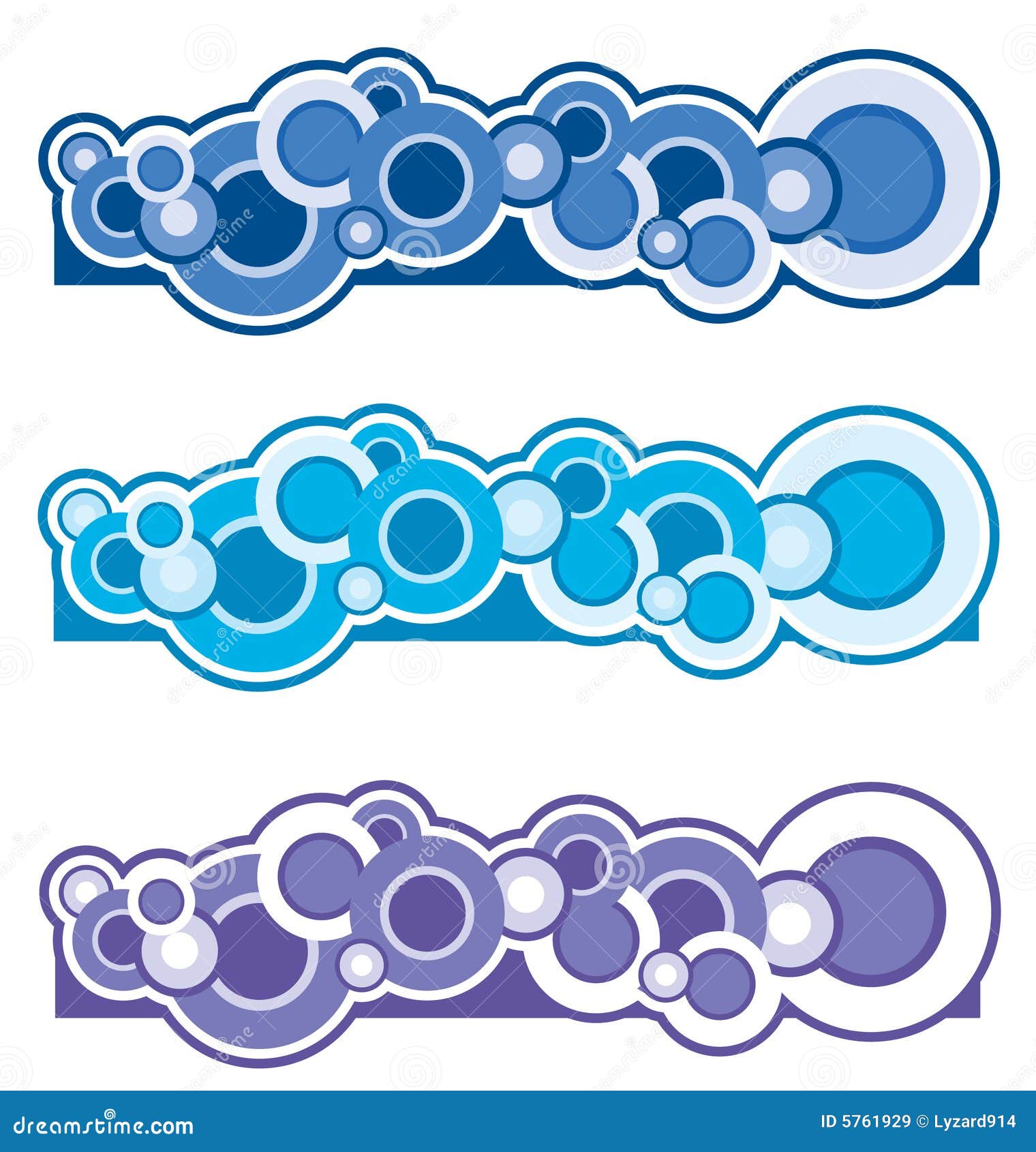 Circle headers stock vector. Illustration of vector, purple - 5761929