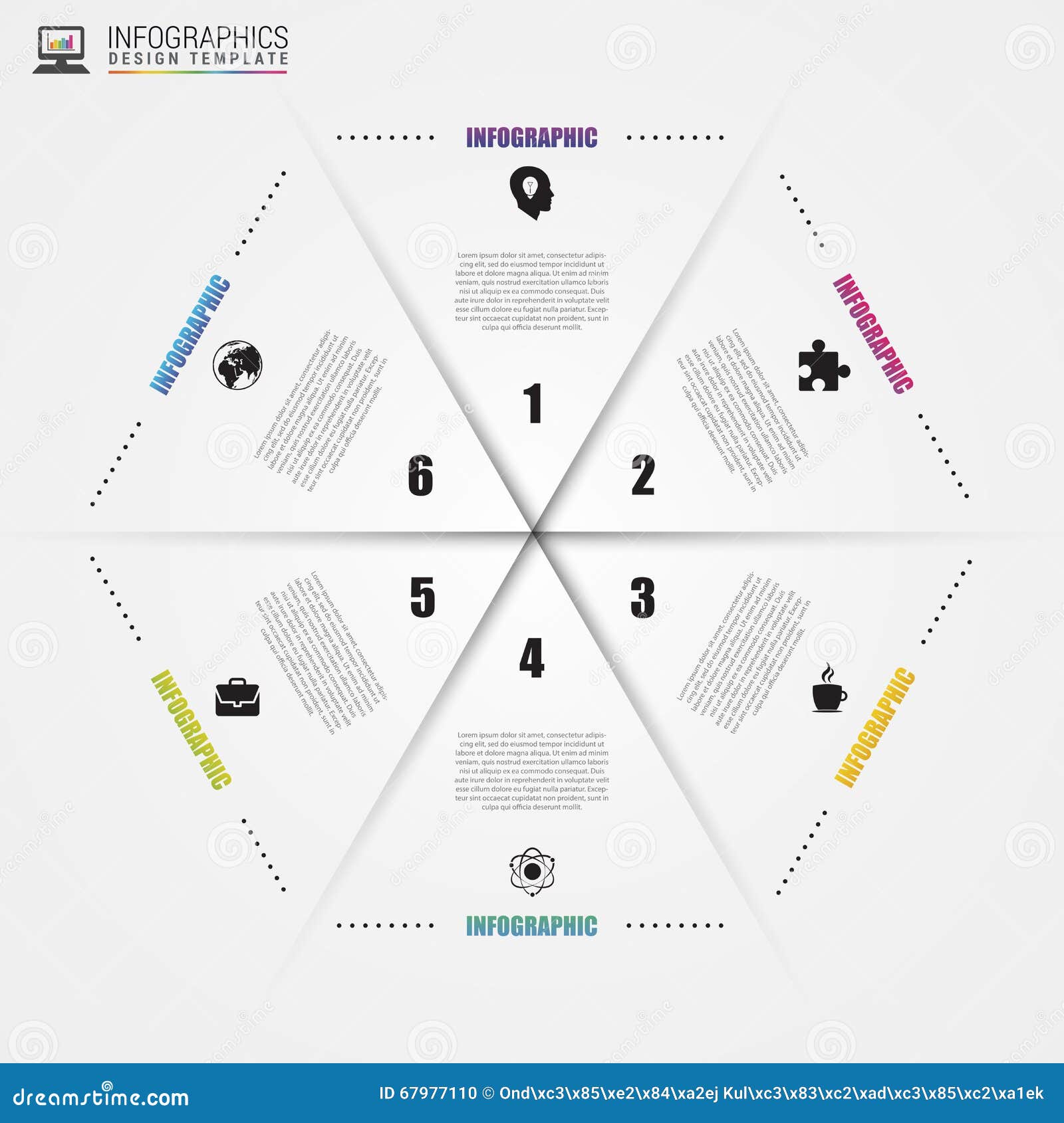 Circle Hexagon Connection Logo Concept Design. Symbol Graphic Template ...