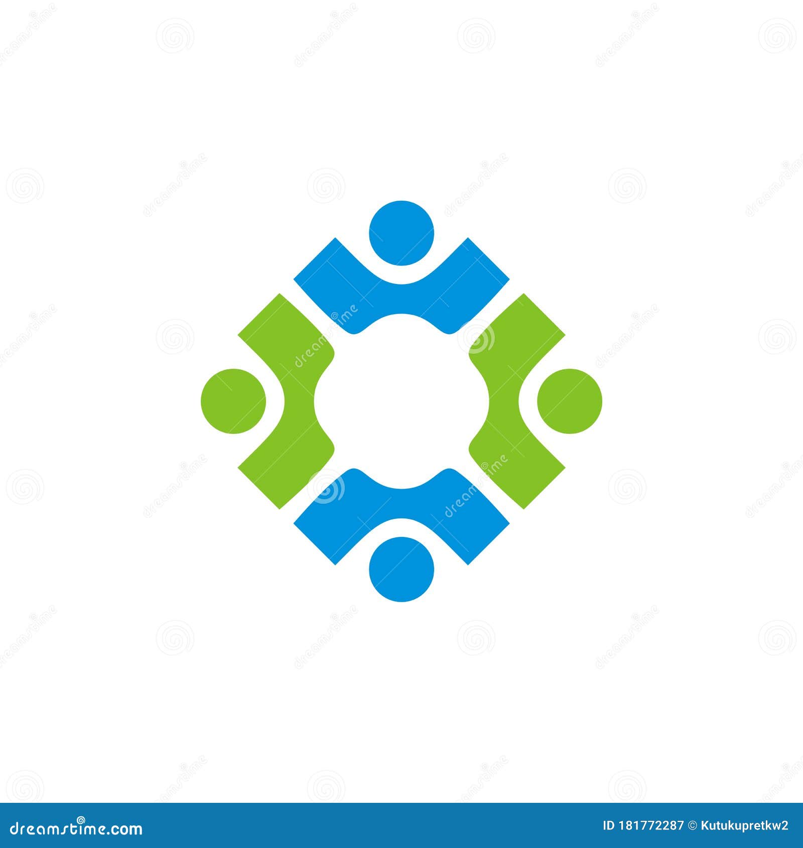 Circle Human Shape Logo Template Illustration Design. Vector EPS 10 ...