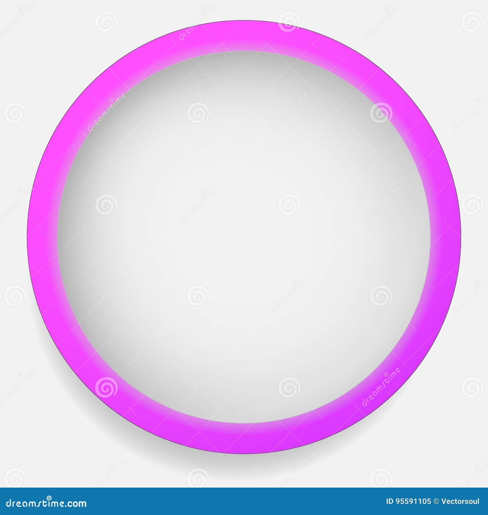 Circle Icon with Blank Space. Blank Circle Design Element Set Stock ...