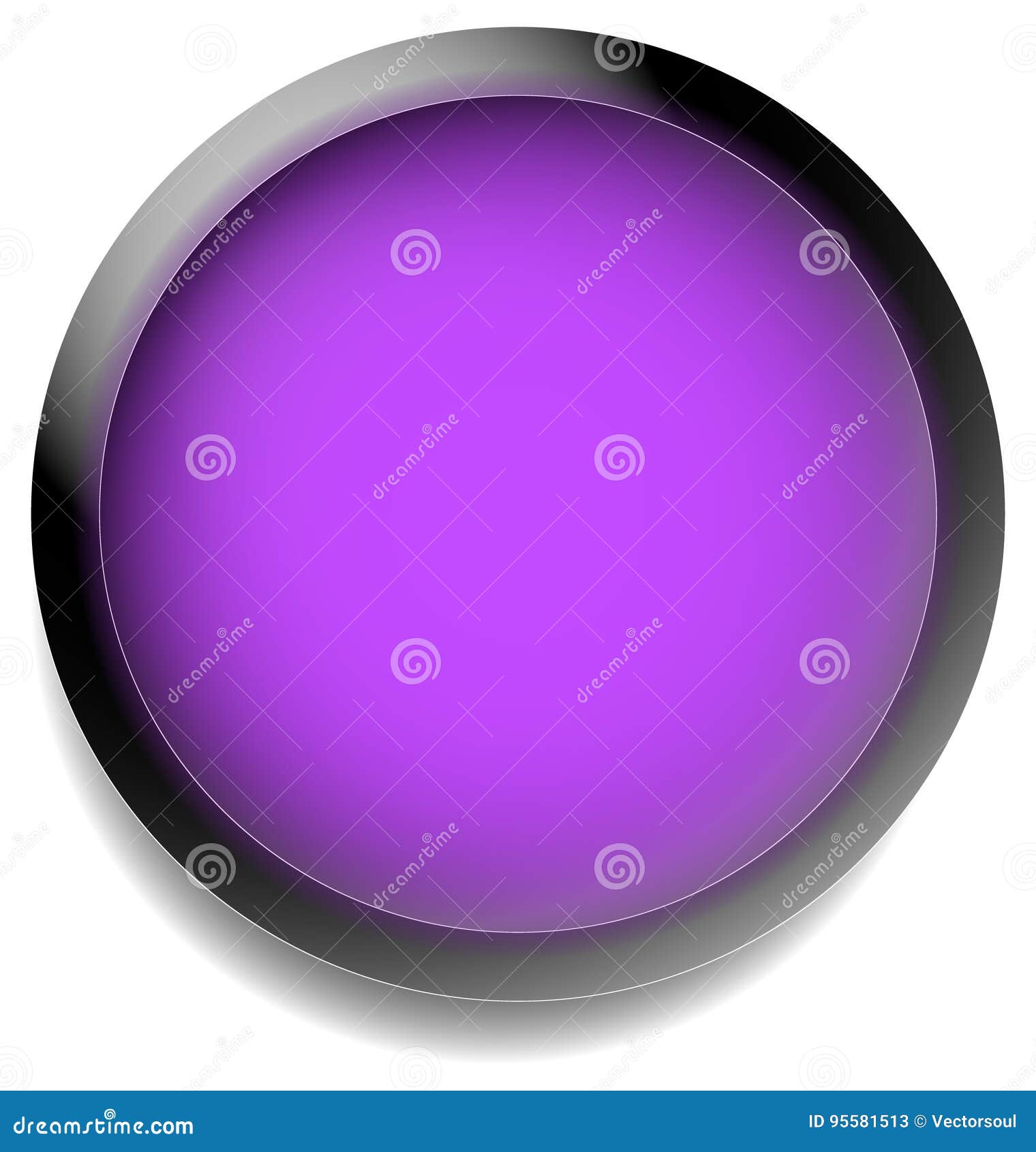 Circle Icon with Blank Space. Blank Circle Design Element Set Stock ...