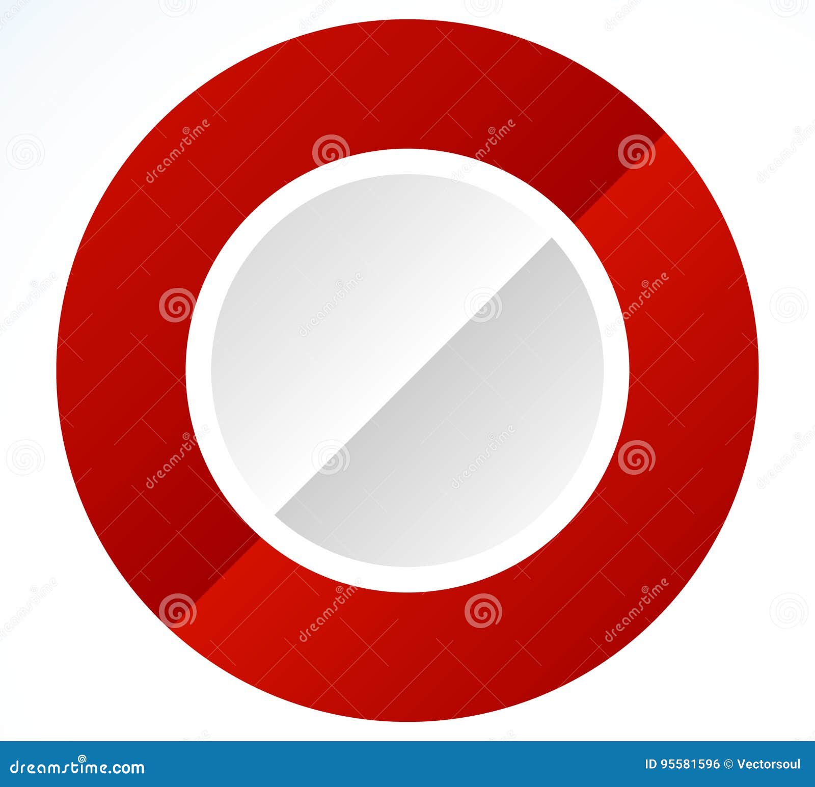 Circle Icon with Blank Space. Blank Circle Design Element Set Stock ...