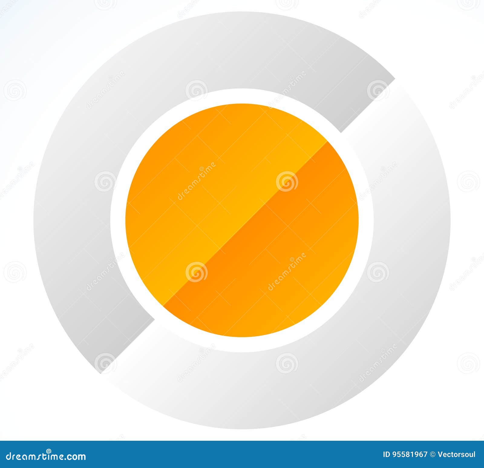 Circle Icon with Blank Space. Blank Circle Design Element Set Stock ...