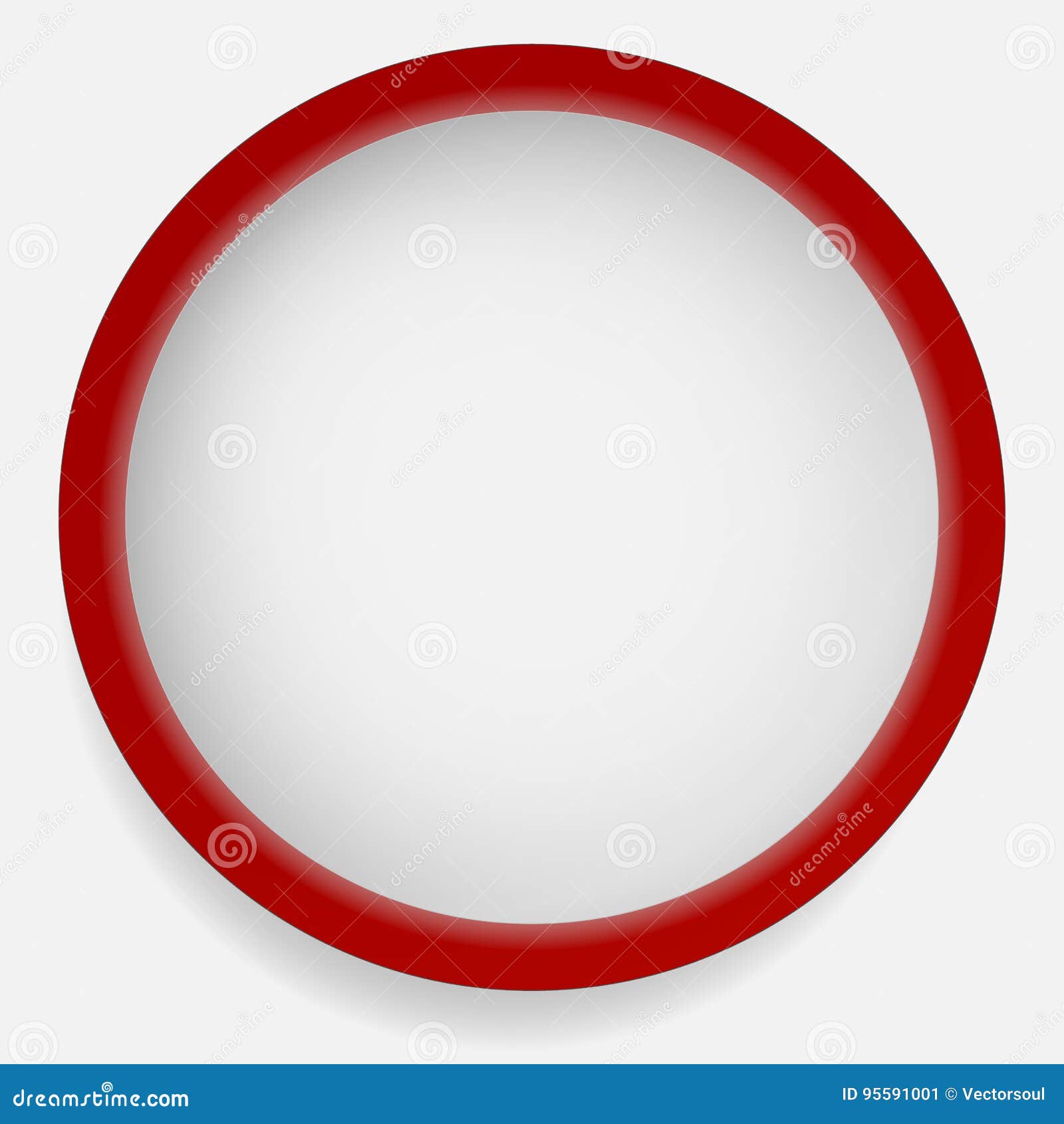 Circle Icon with Blank Space. Blank Circle Design Element Set Stock ...