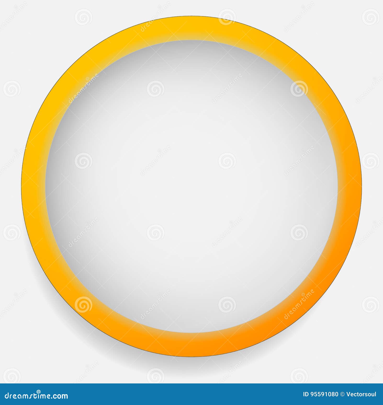 Circle Icon with Blank Space. Blank Circle Design Element Set Stock ...