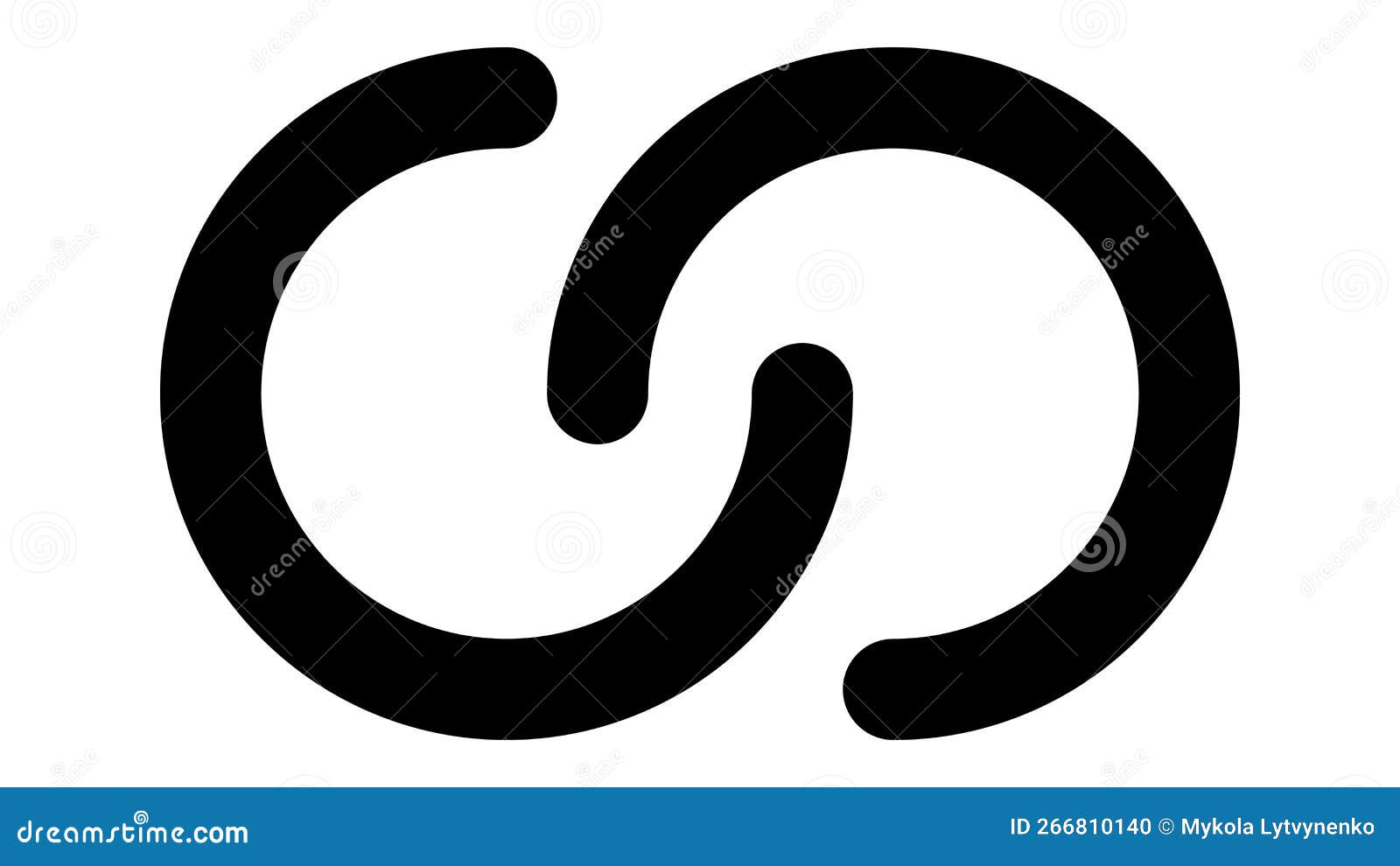 Circle Icon Interlocking, Line Chain Entwined Intertwined, Bond ...