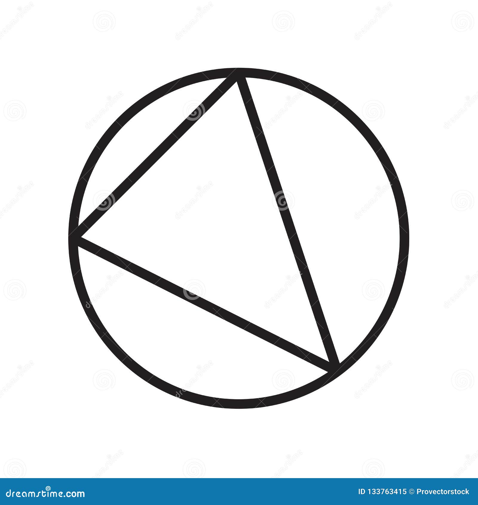 Circle Icon Vector Sign and Symbol Isolated on White Background Stock ...