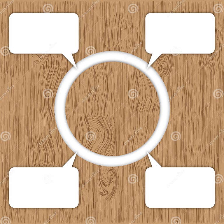Circle ideas chart stock illustration. Illustration of ideas - 24455375