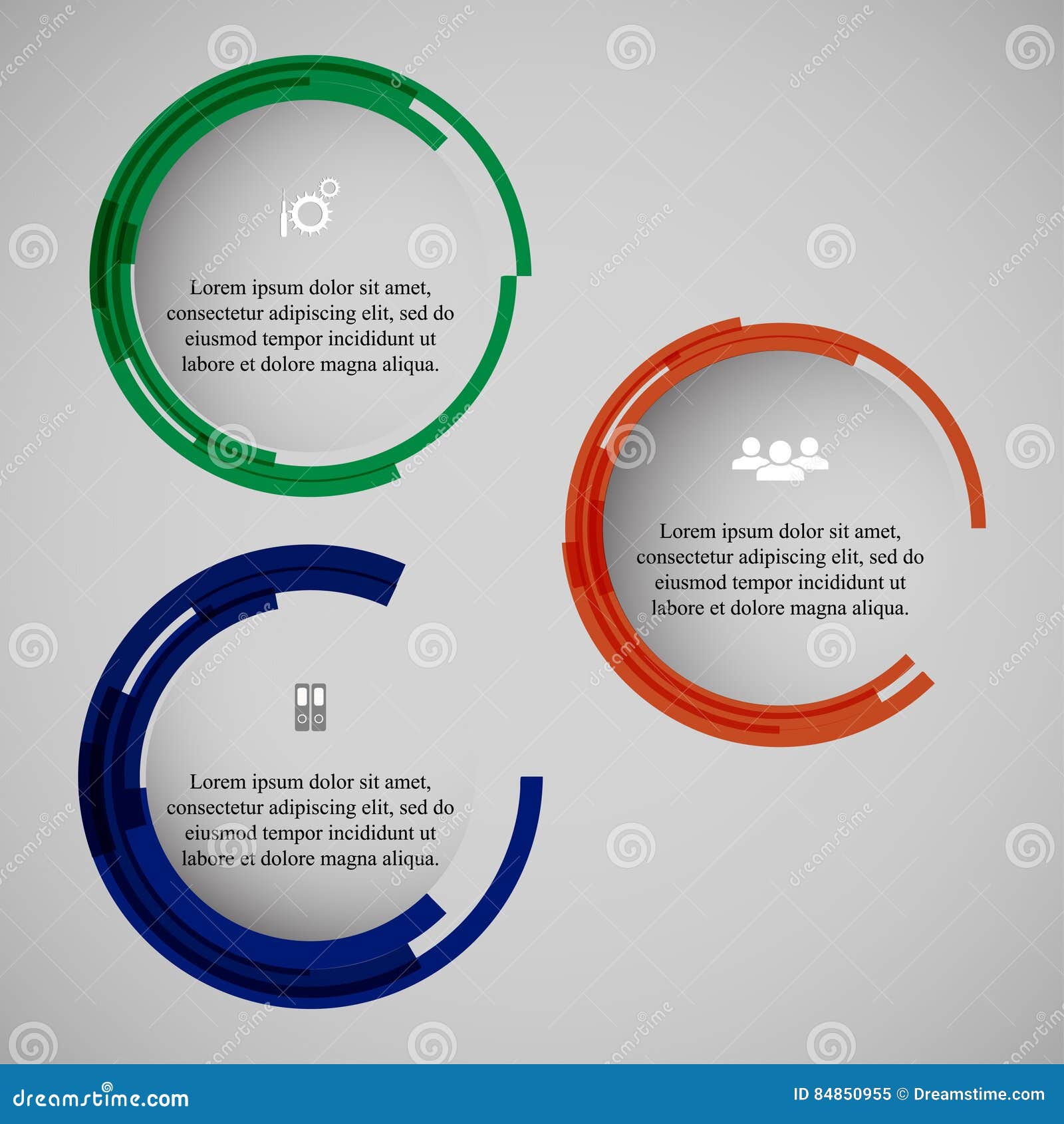 Circle Illustration. Can Be Used for Web Design, Infographics Stock ...