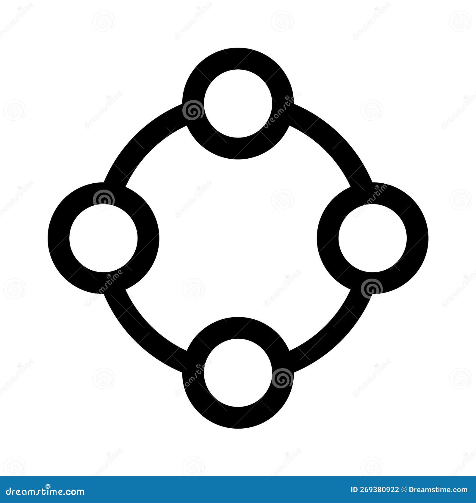 Circle Infographic Icon for Displaying Data in a Visual Form Stock ...