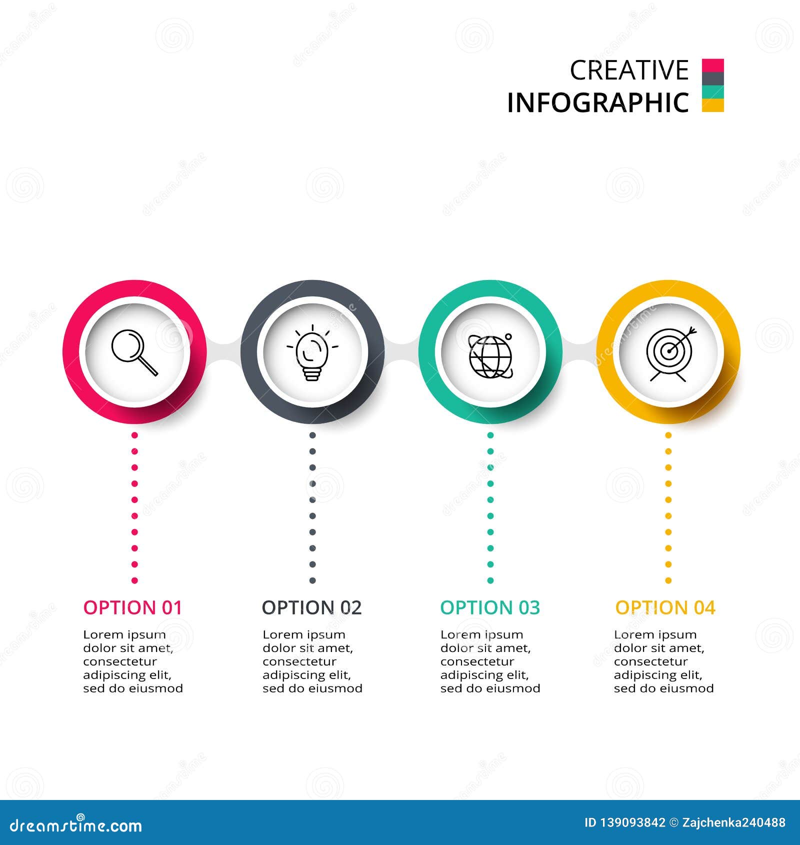 Circle for Infographic. Template for Diagram, Graph, Presentation and ...