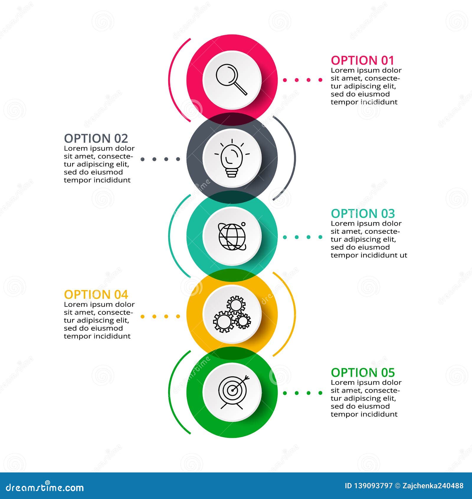 Circle for Infographic. Template for Diagram, Graph, Presentation and ...