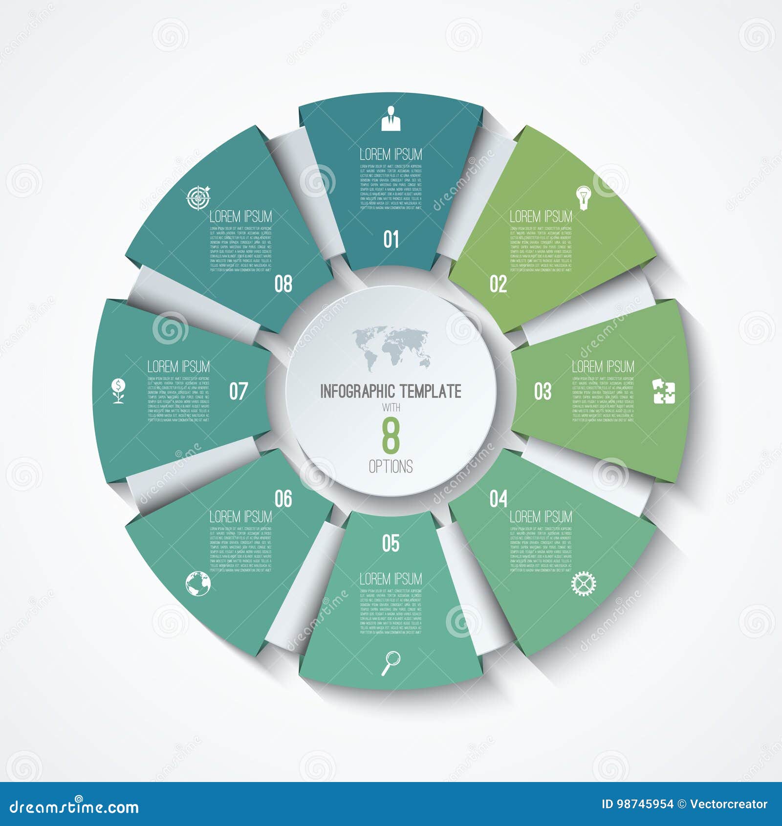 Circle Infographic Template. Process Wheel. Vector Pie Chart Stock ... Circle Infographic Template. Process Wheel. Vector Pie Chart Stock ...