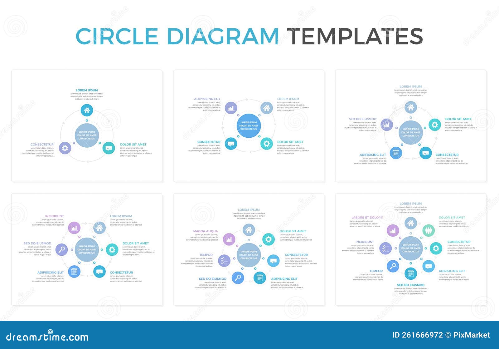 Circle Infographics stock vector. Illustration of infographics - 261666972