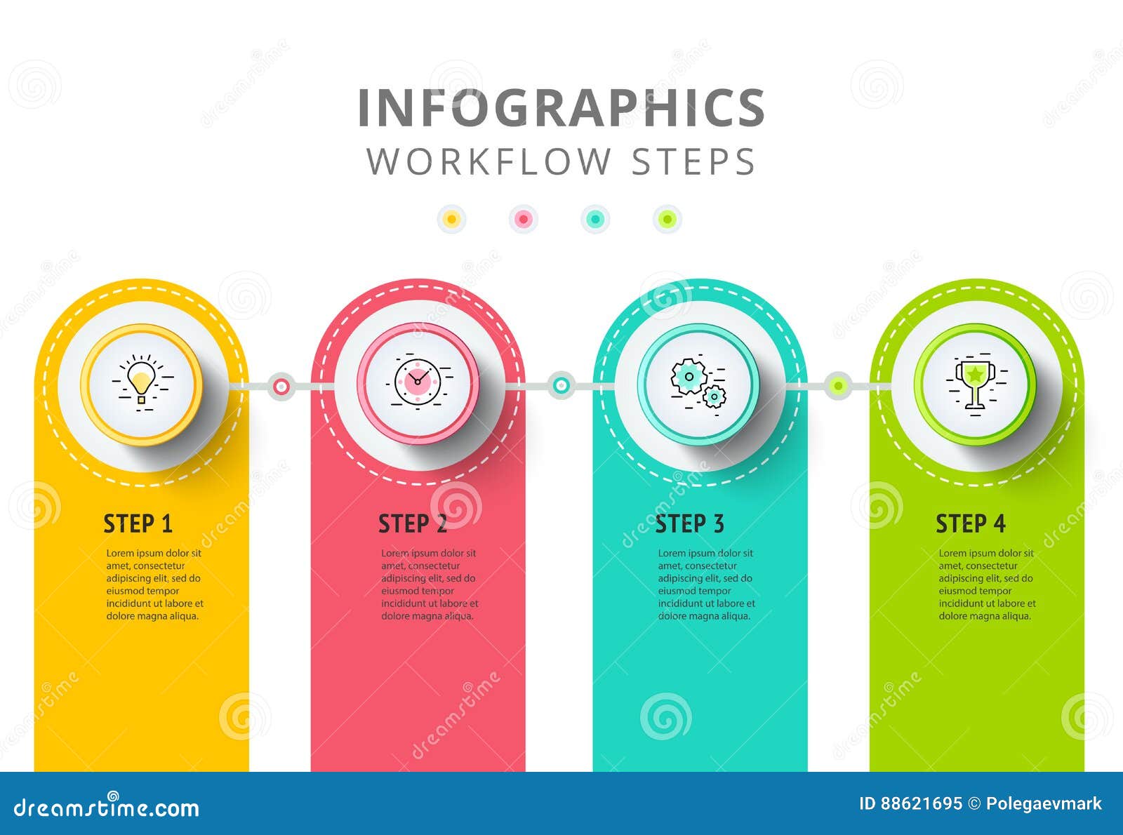 Business Workflow Roadmap In Ultra High Format On White With 7 Check ...