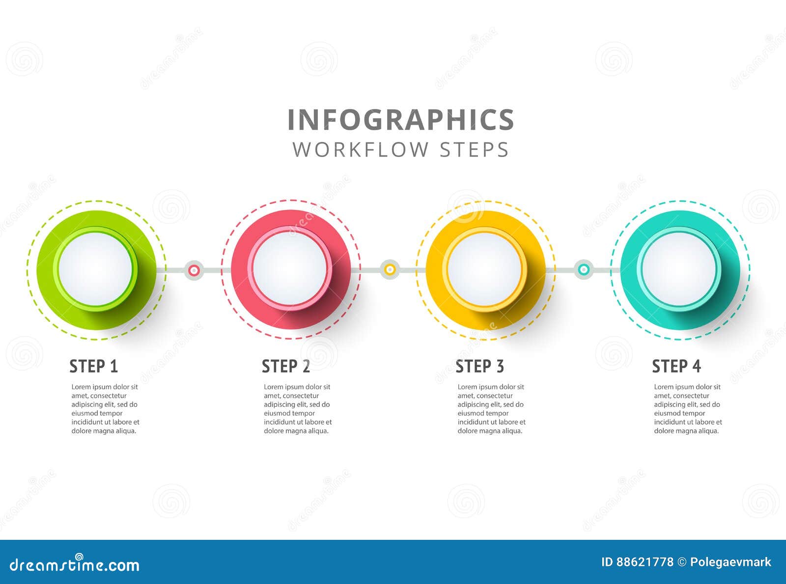 Business Workflow Roadmap In Ultra High Format On White With 7 Check ...