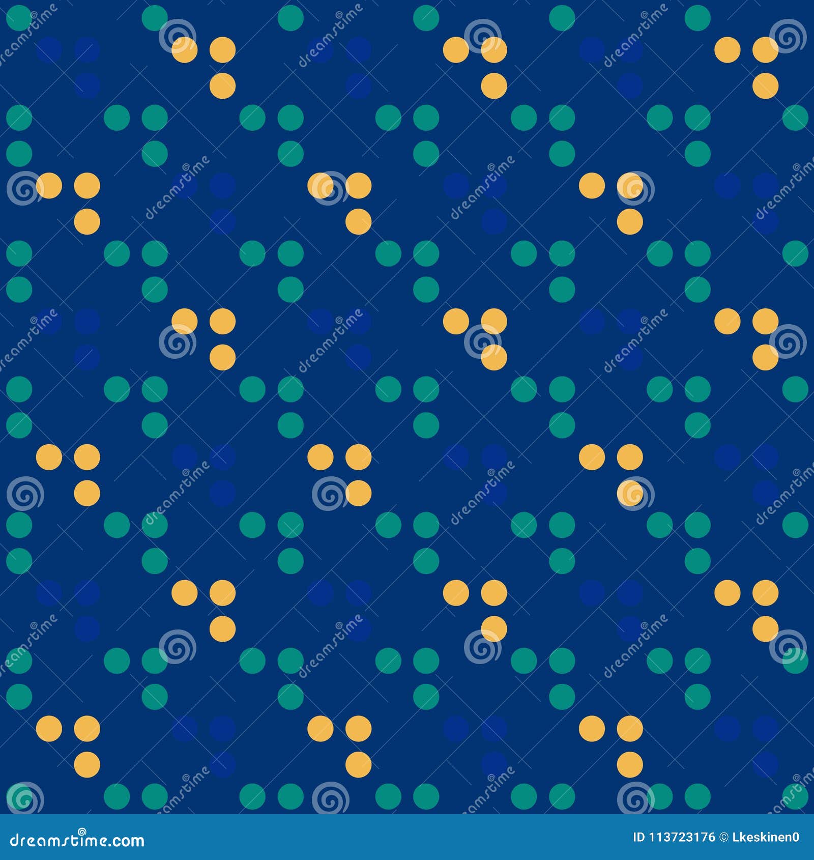 Circle Irregular Drop Seamless Pattern Stock Vector - Illustration of ...