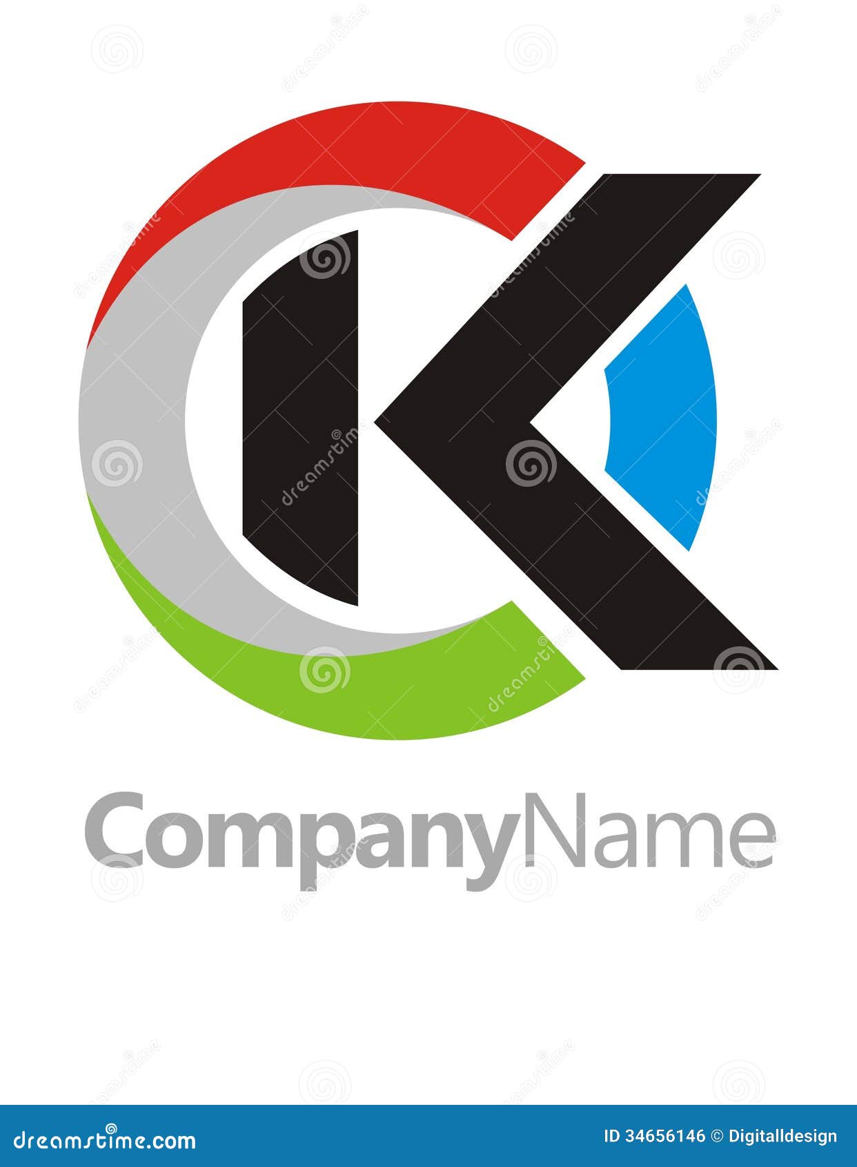 Circle K stock illustration. Illustration of communication - 34656146