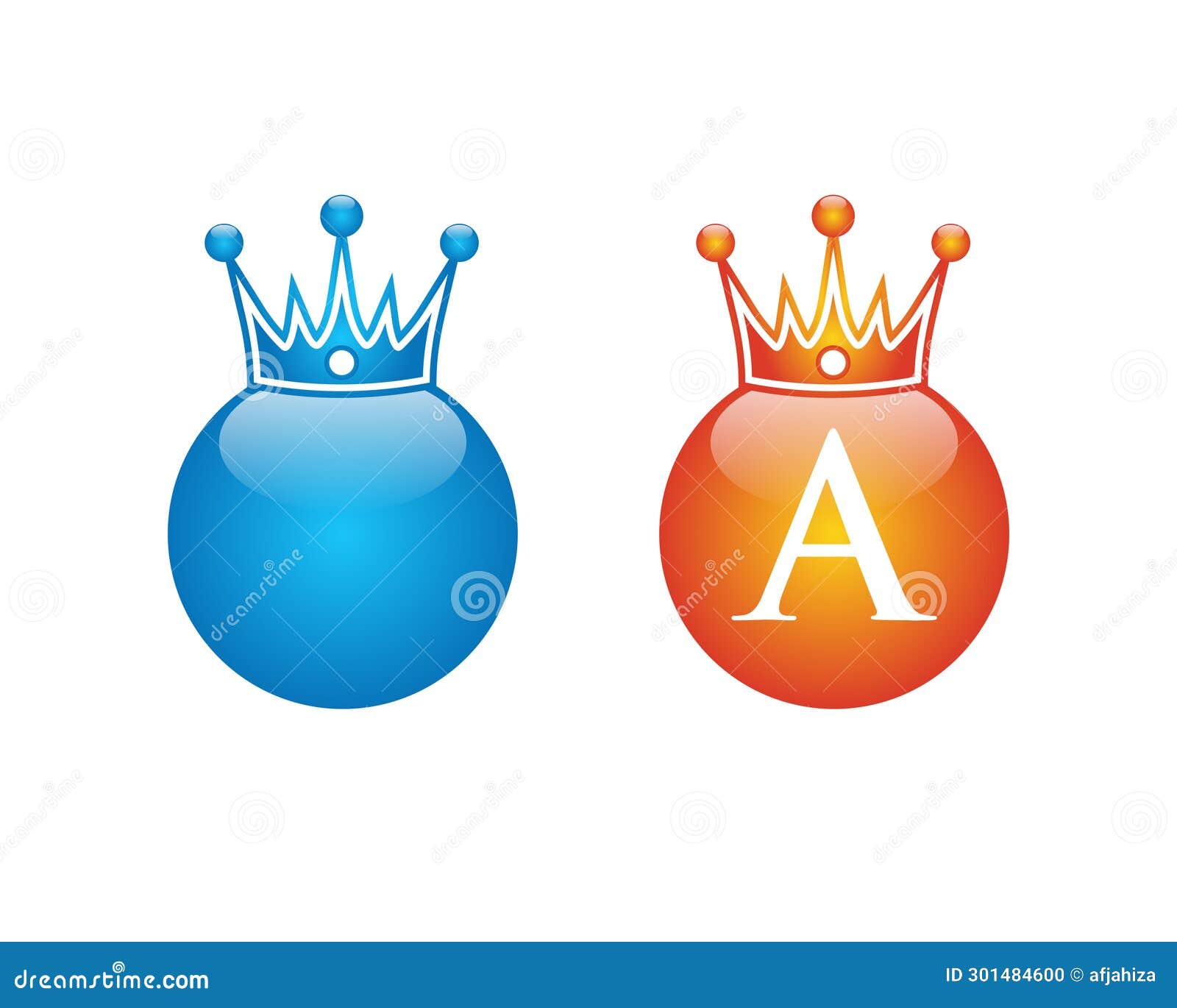 Circle King Logo Icon Template Stock Vector - Illustration of drawing ...