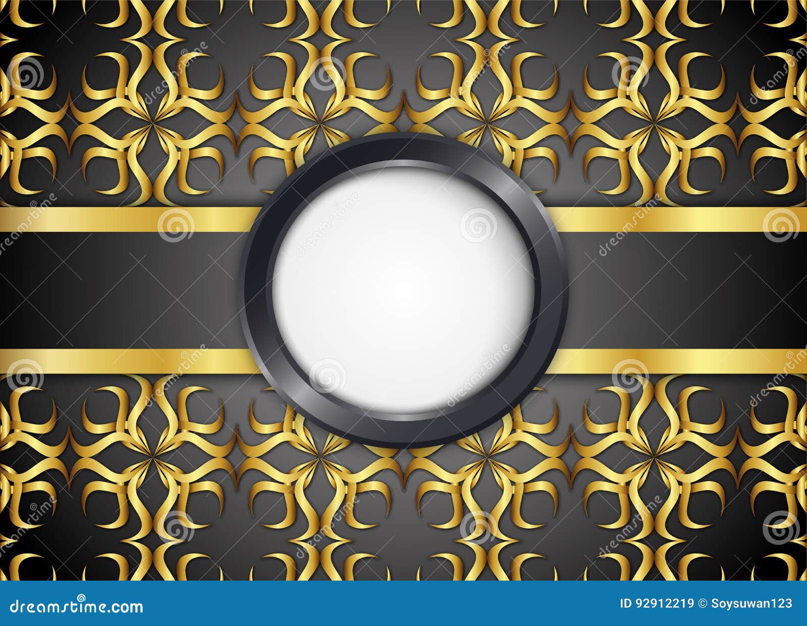 Circle Label and Abstract Background. Stock Vector - Illustration of ...