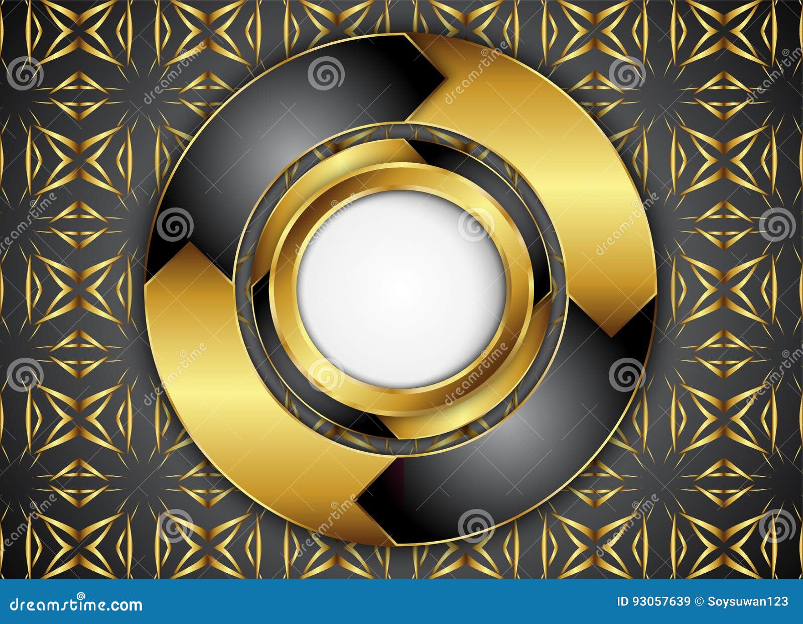 Circle Label and Abstract Background. Blank for Message. Stock Vector ...