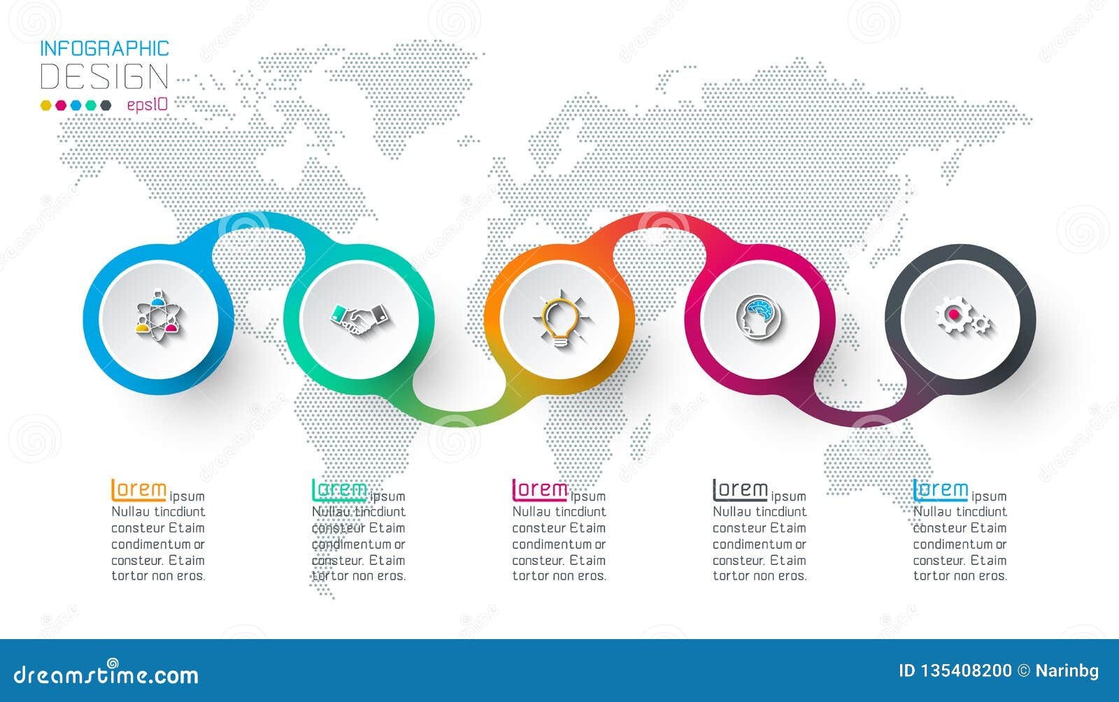 Circle label infographic stock vector. Illustration of circle - 135408200