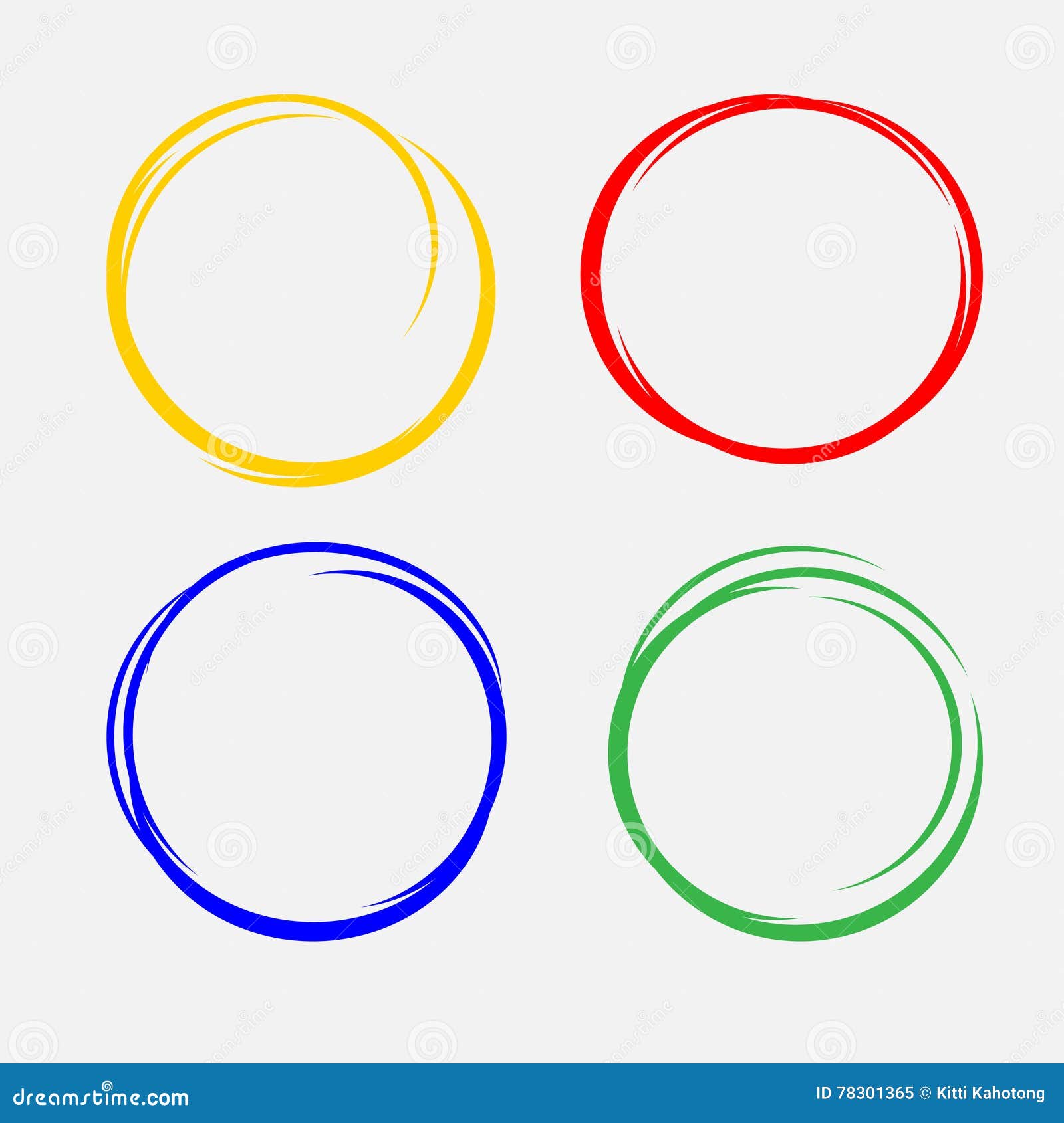 Circle Labels - Tags - Stickers Set Stock Vector - Illustration of ...