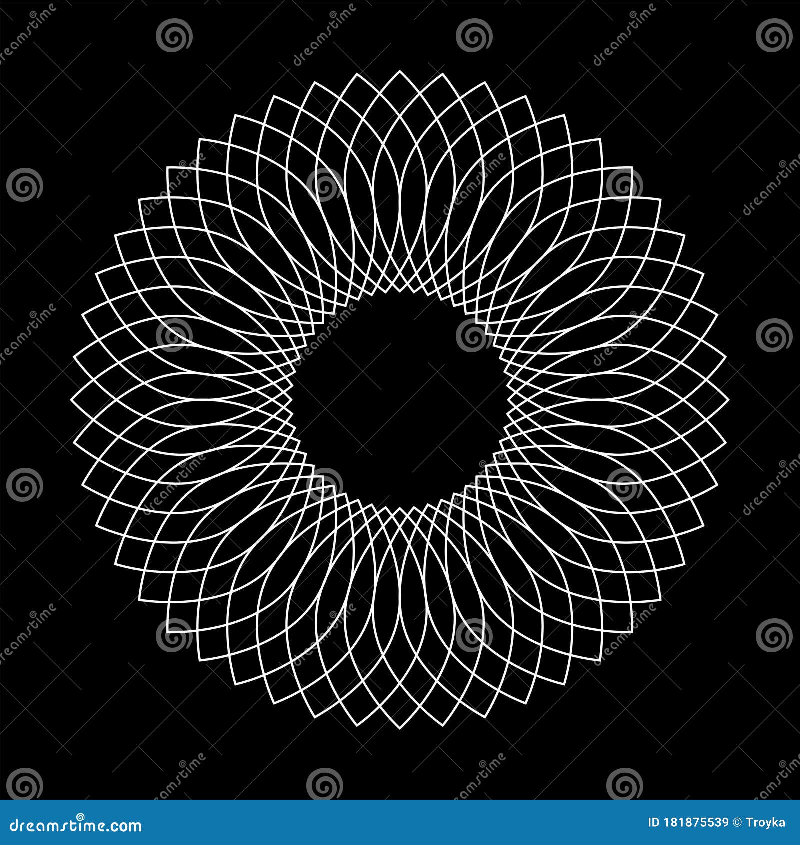 Circle Lacy Pattern. Lattice Grid Texture. Abstract Design Element ...