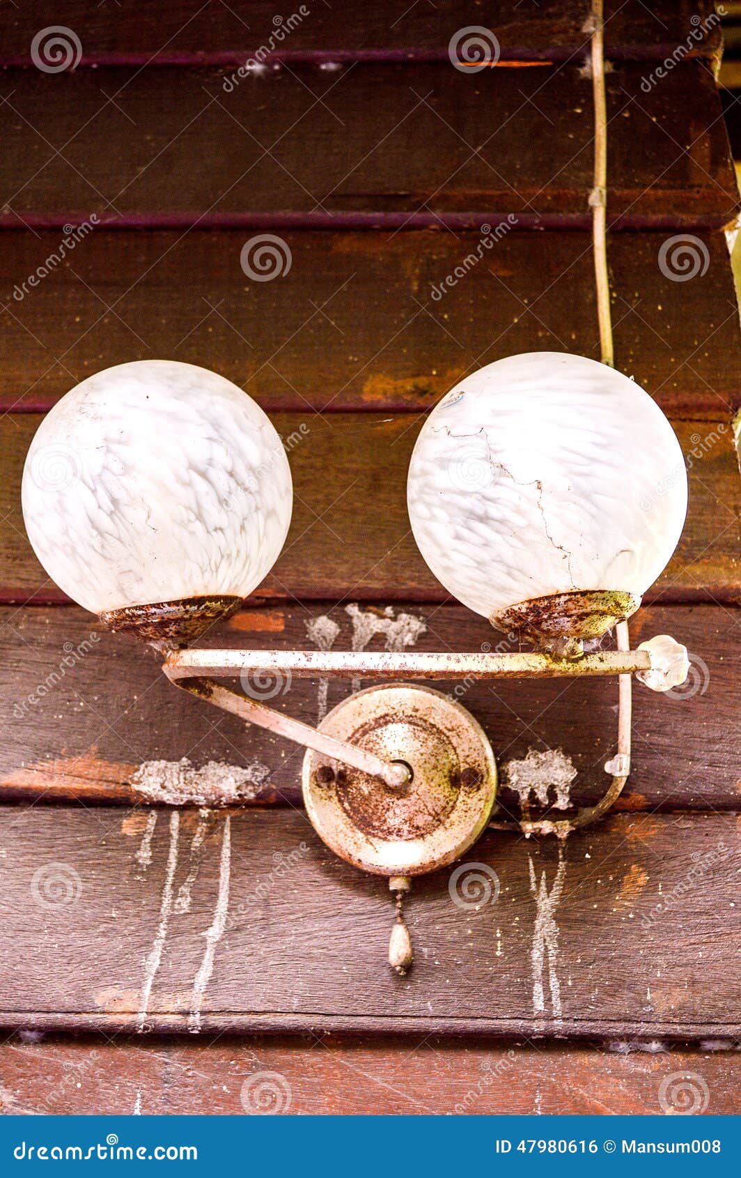 Circle lamp stock photo. Image of lamp, retro, wooden - 47980616