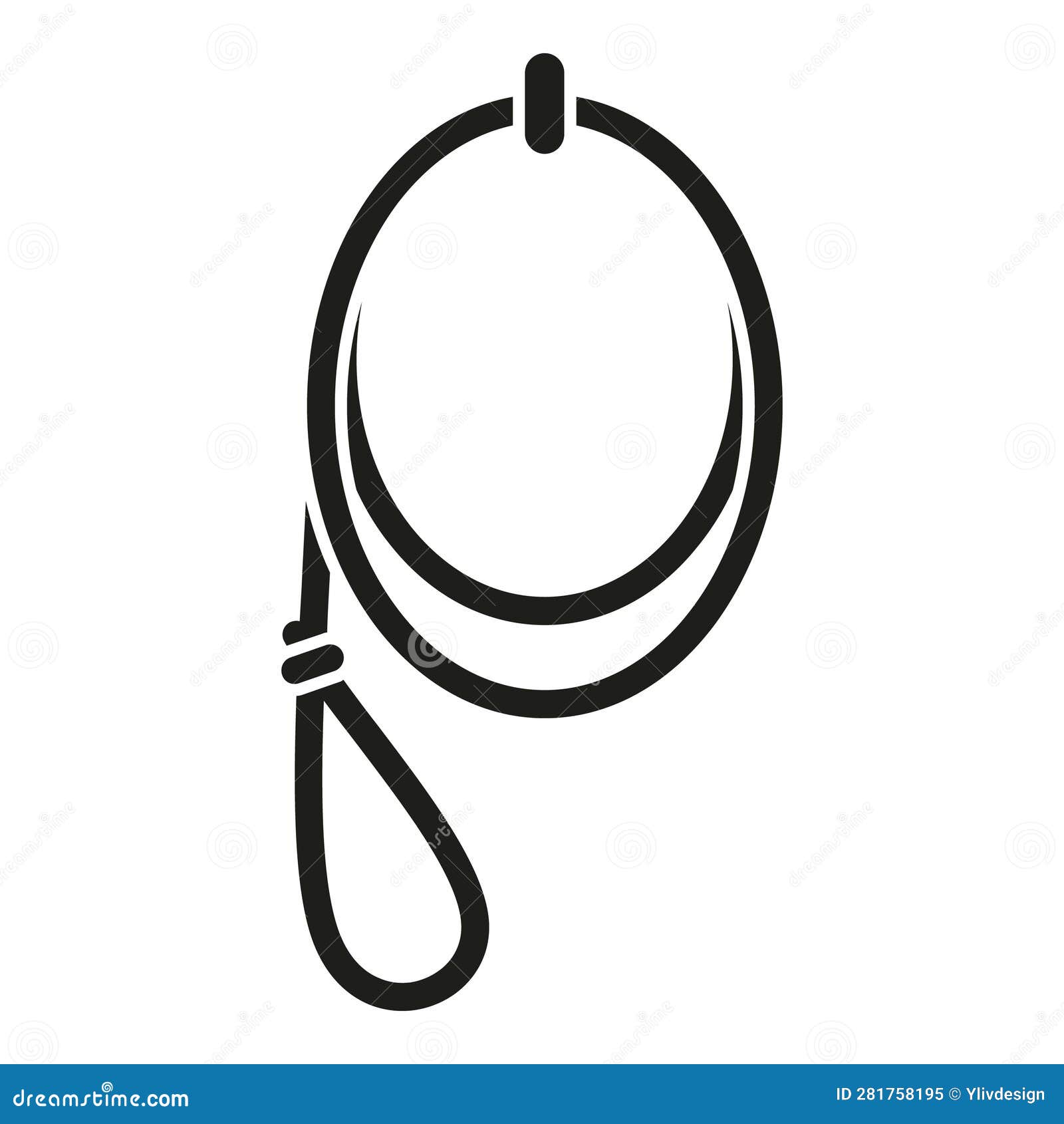 Circle Lasso Icon Simple Vector. Cowboy Rope Stock Vector ...