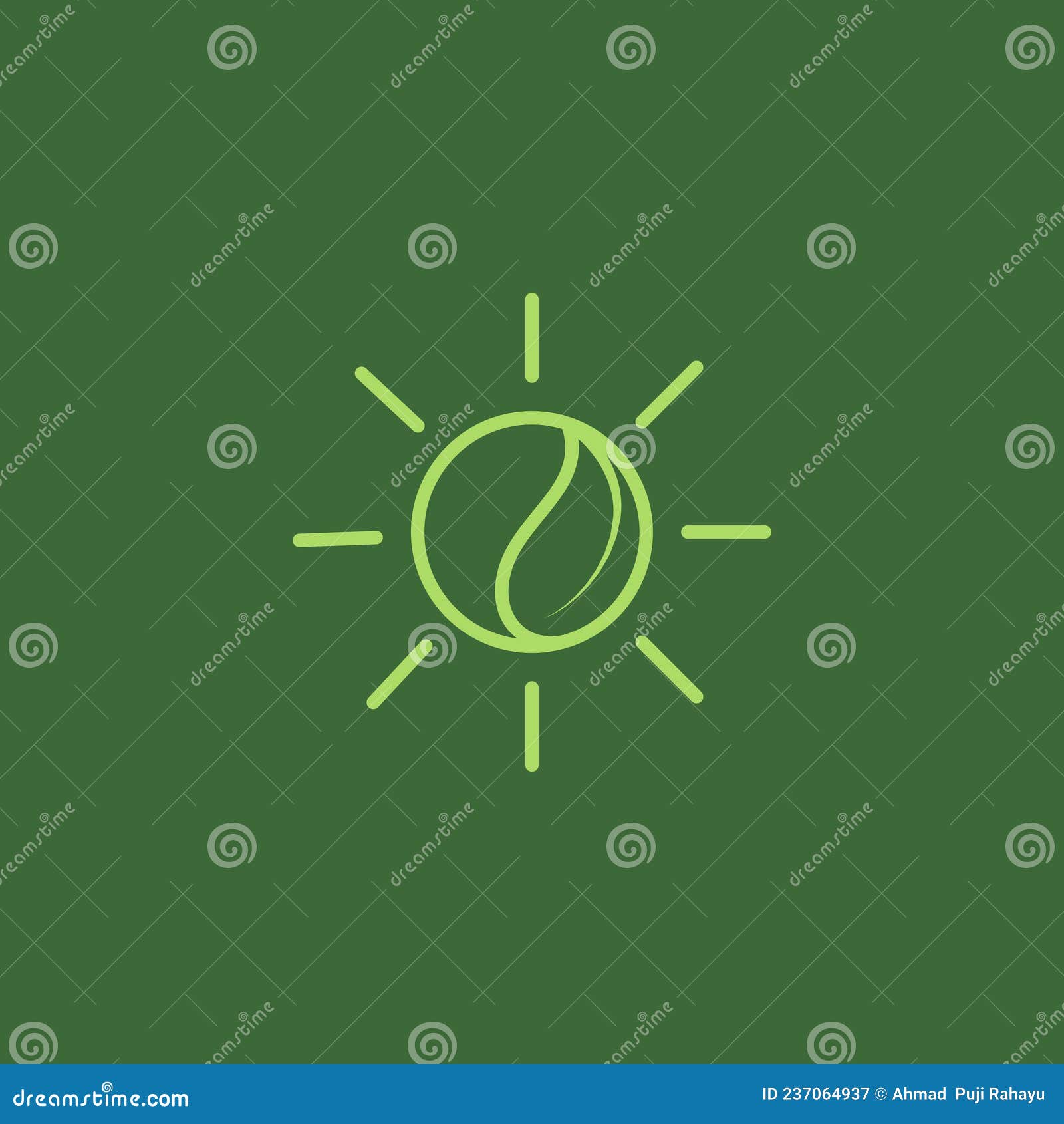 Circle with Leaf and Shine Logo Design Vector Graphic Symbol Icon Sign ...