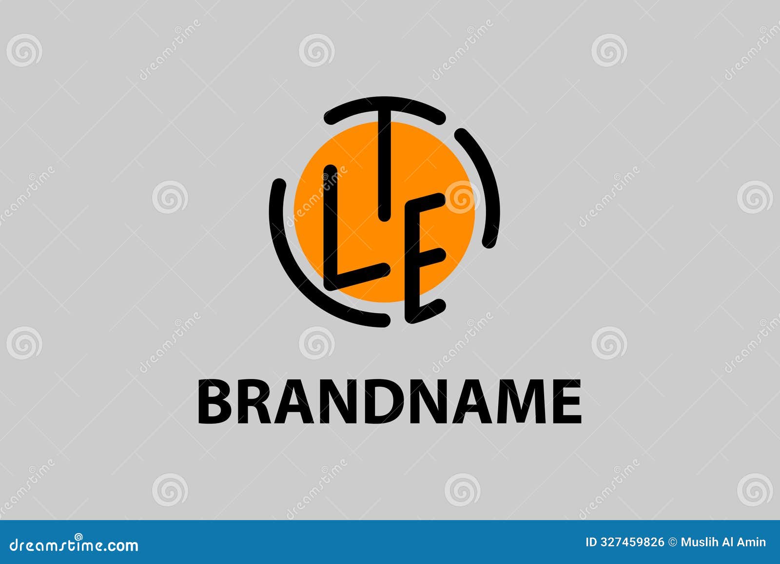 Circle Letter LTE Logo Line Art Stock Vector - Illustration of ...