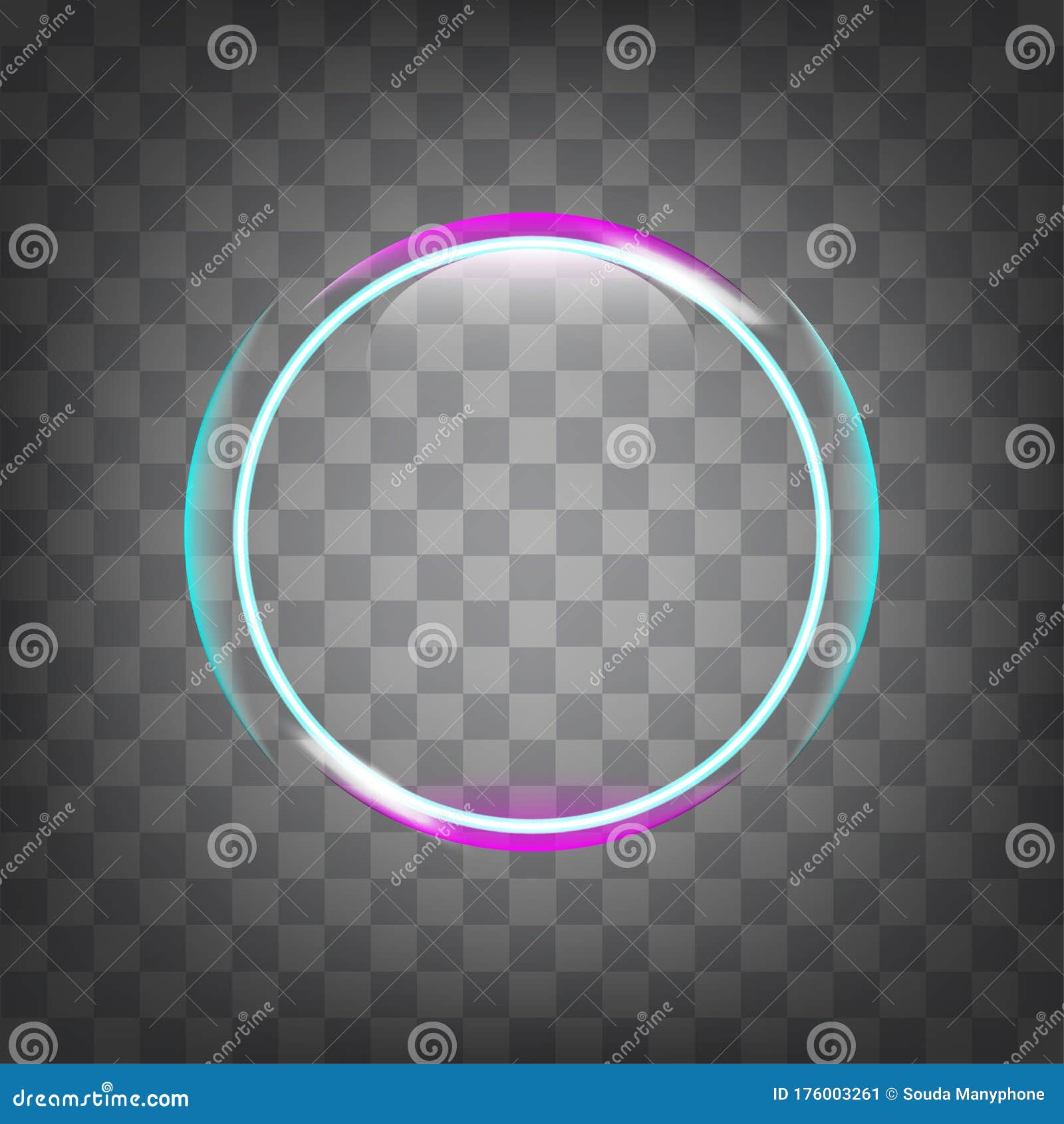 Circle light effect stock vector. Illustration of beautiful - 176003261