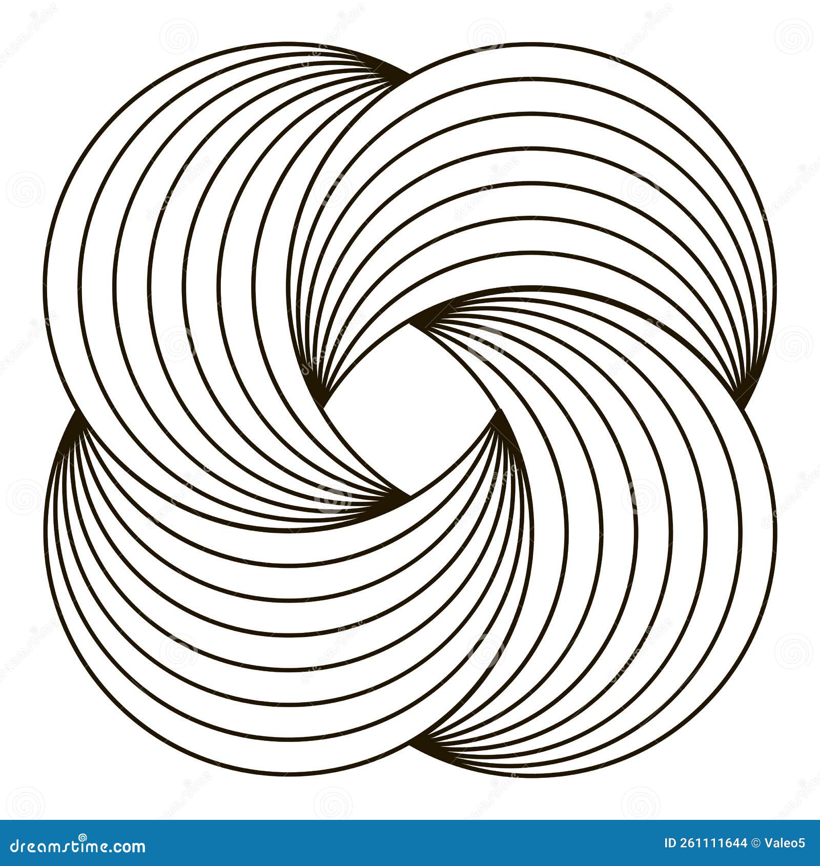 Circle Line Icon Isolated on White Background Stock Vector ...