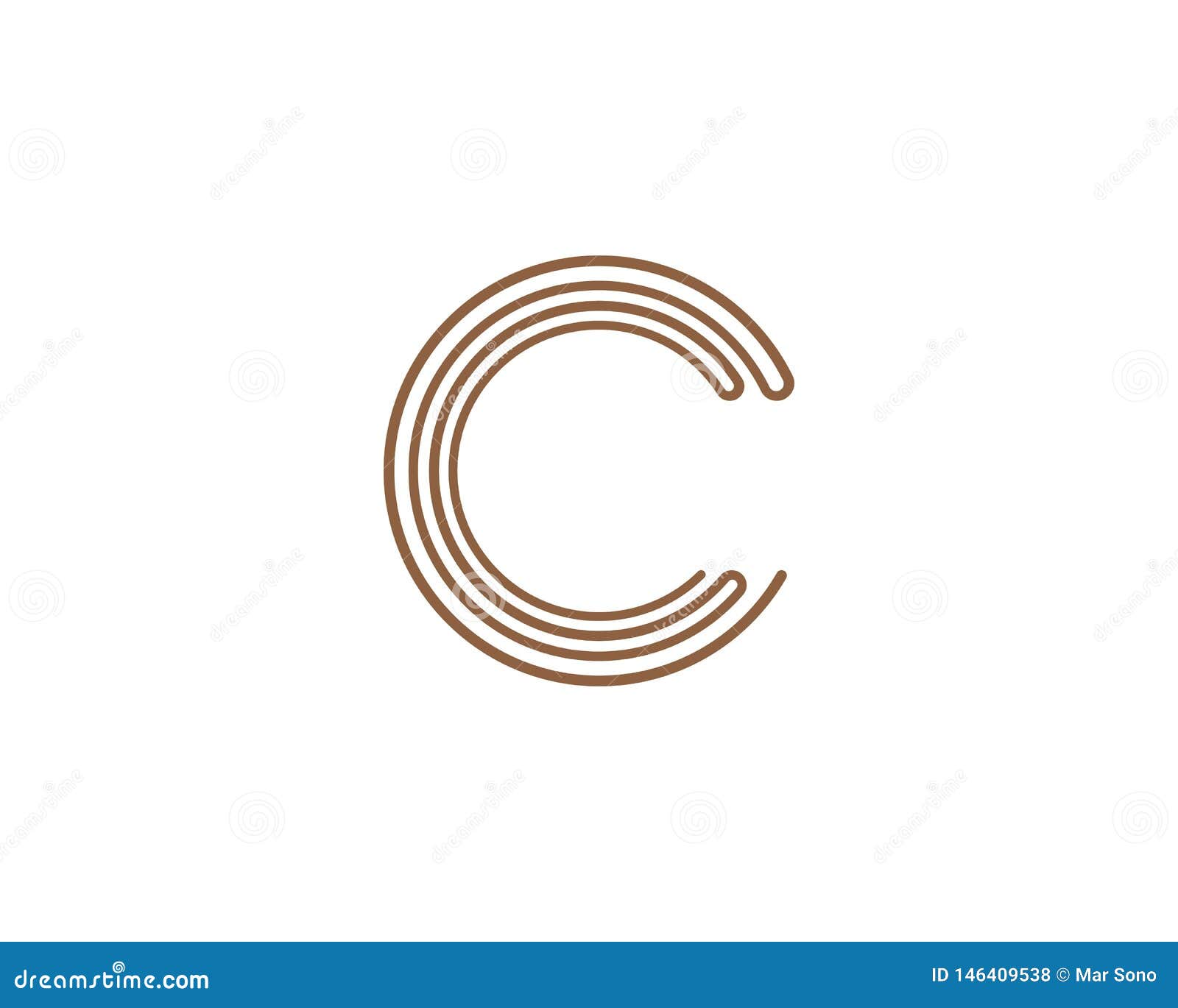 Circle Line Logo Template Vector Icon Stock Vector - Illustration of ...