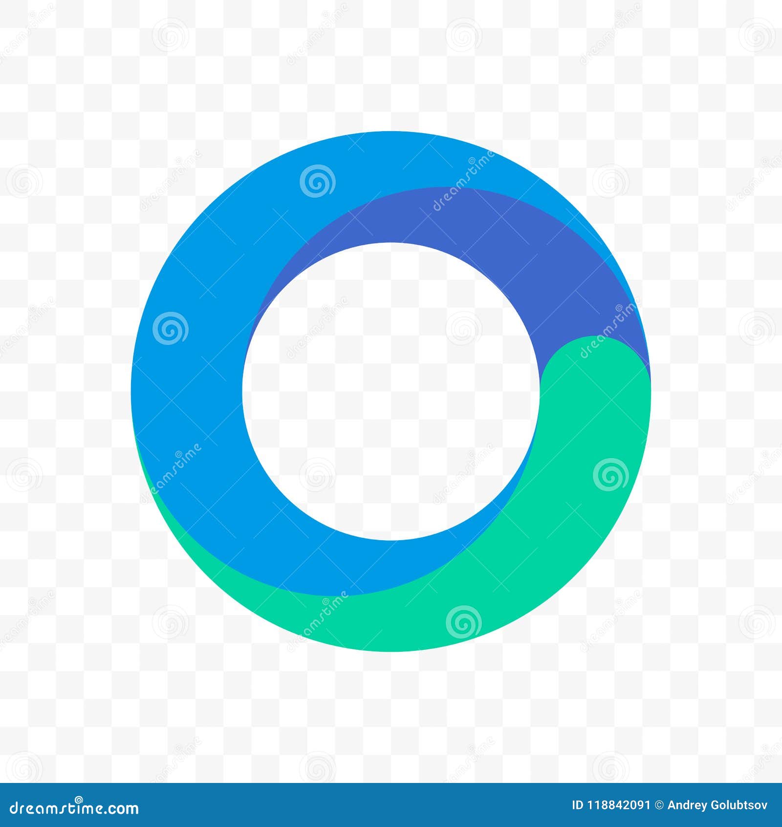 Circle Blue Round Vector Icon Stock Vector - Illustration of design ...
